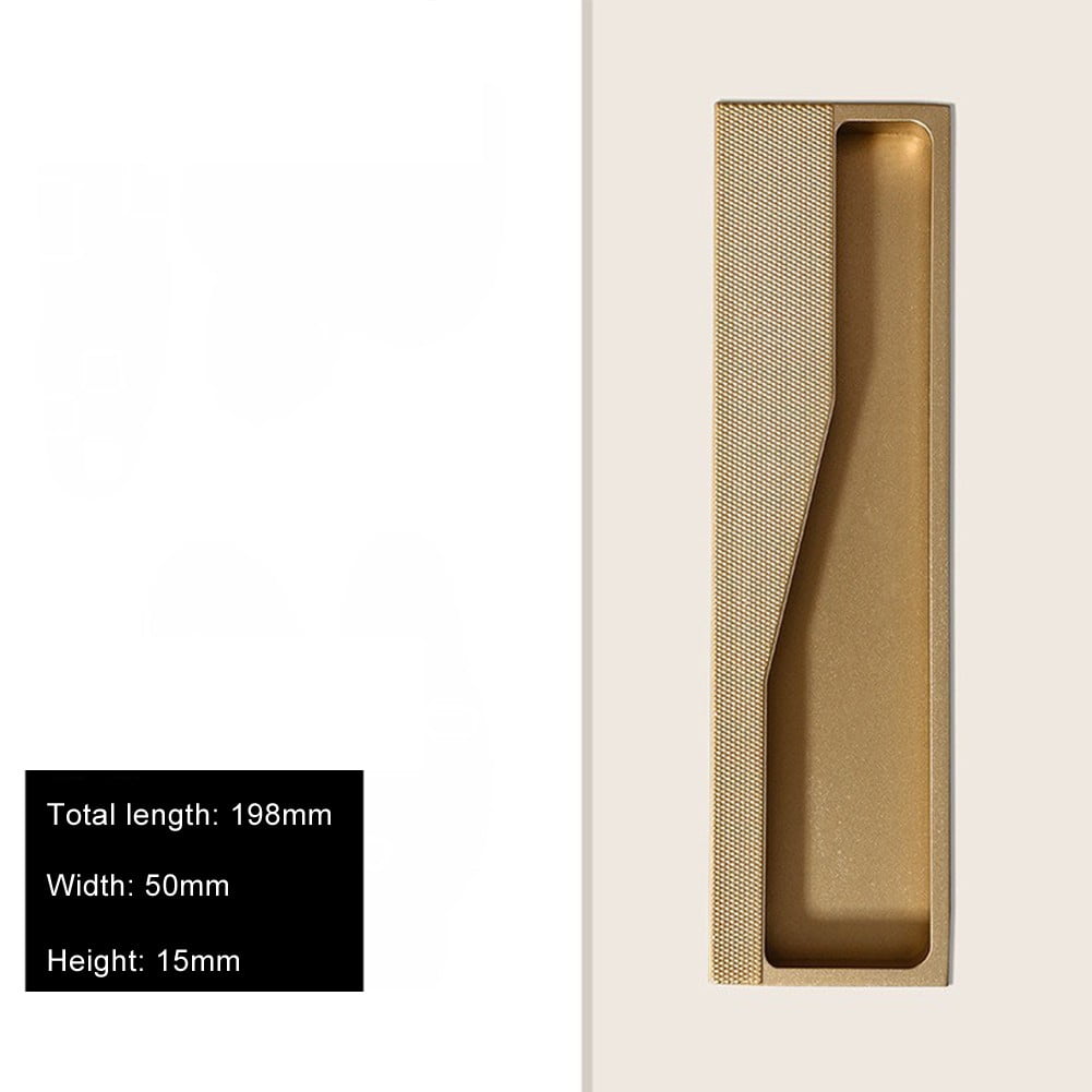 Built-in wardrobe cabinet drawer cabinet TV cabinet door handle anti ...