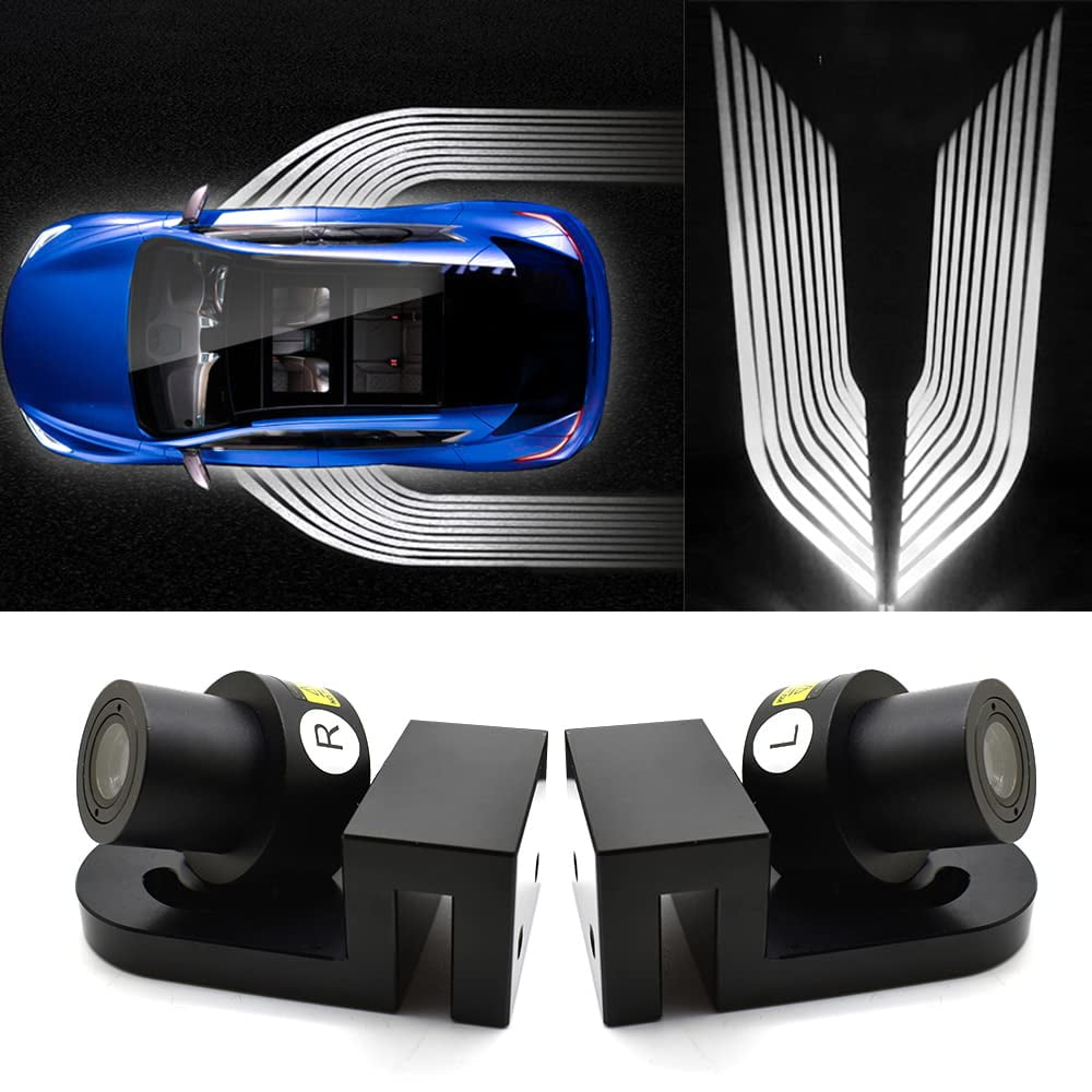 BukNikis Car Body Projector KEF16 Lights, White HD Angel Wings Ghost ...