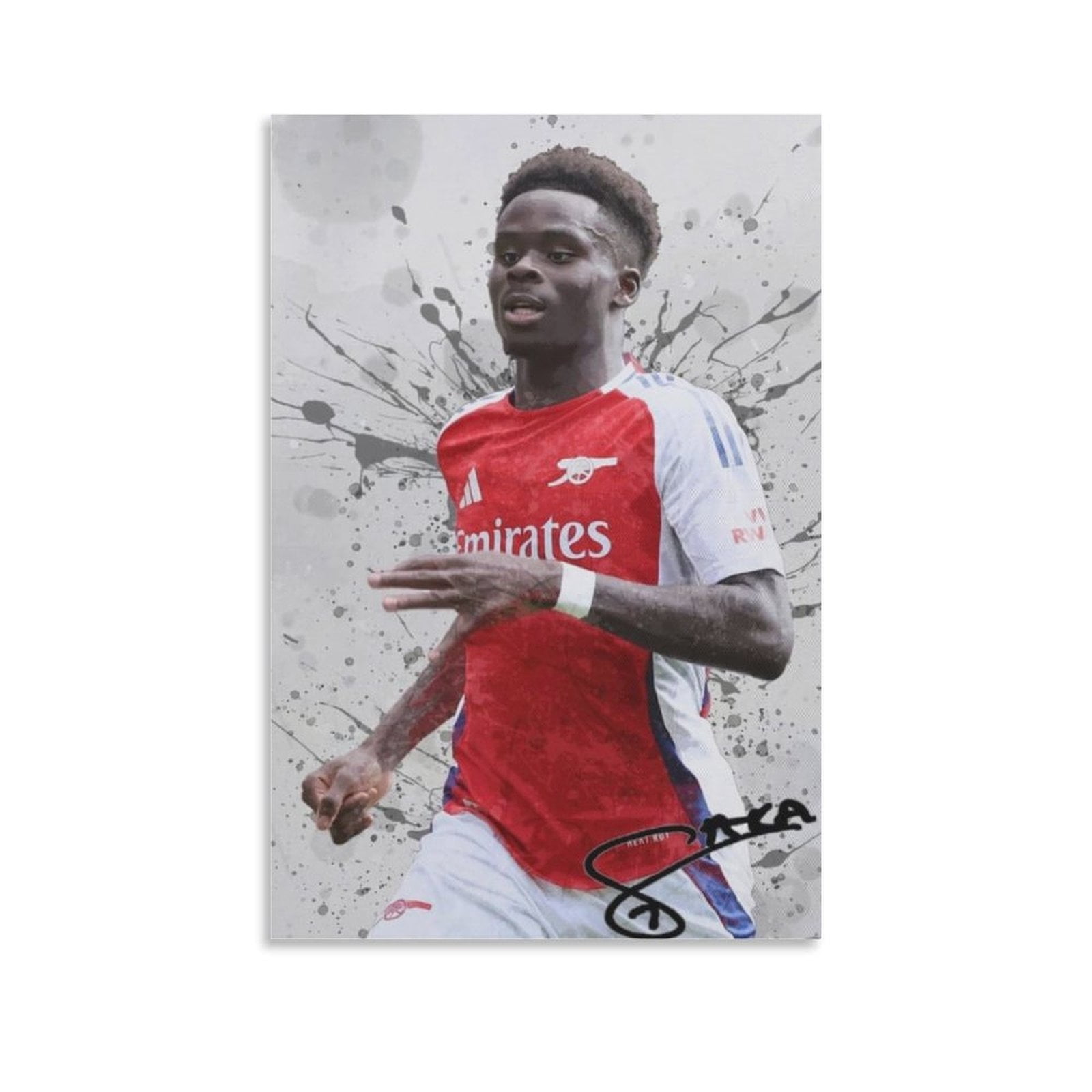 Bukayo Saka Canvas Poster Home Decor Poster Wall Art Hanging Picture ...