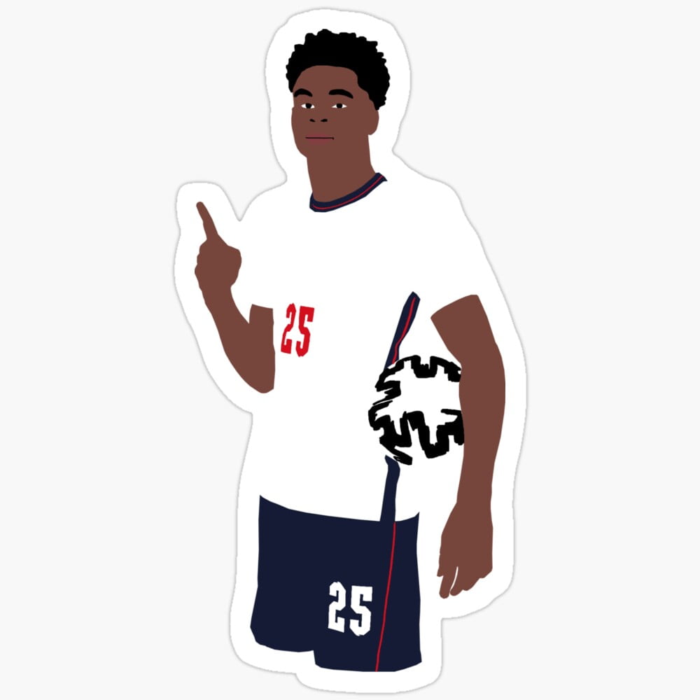 Bukayo Saka - England Sticker Phone Decal Water Bottle Stickers Car ...