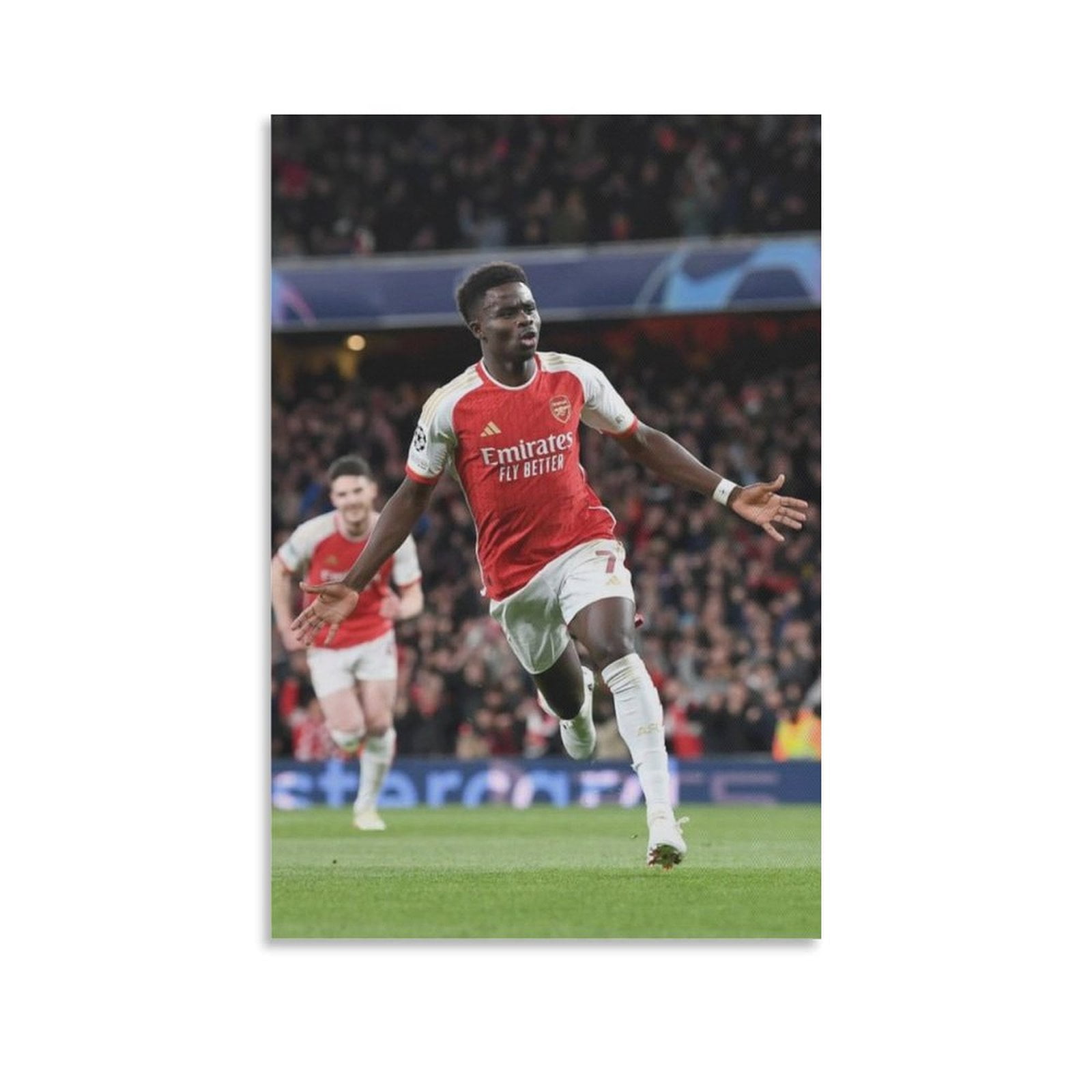 Bukayo Saka Poster Canvas Poster Print Photo Art Painting Canvas Poster ...