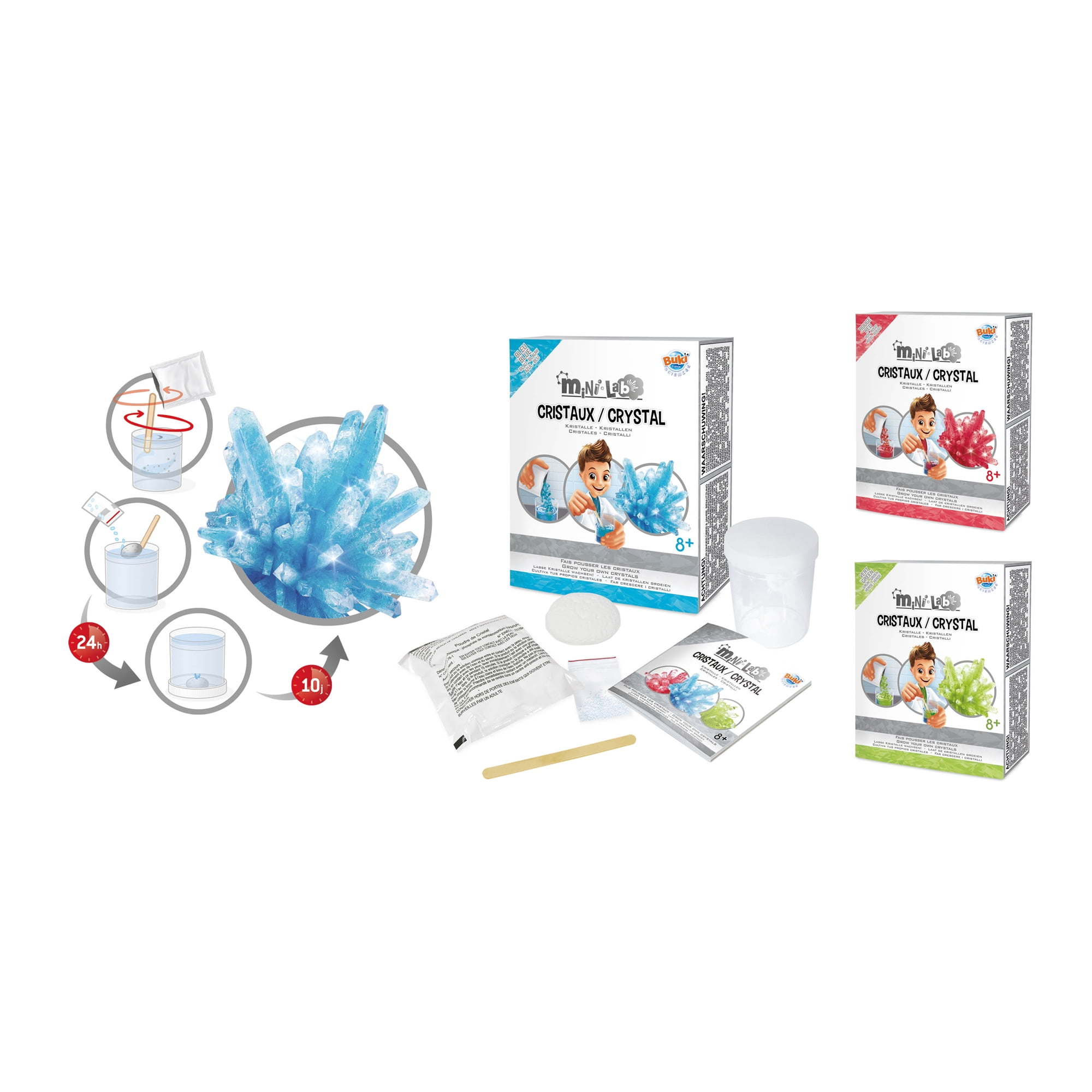 Buki MINILABCRYST Mini-Lab Crystals Set - Walmart.com