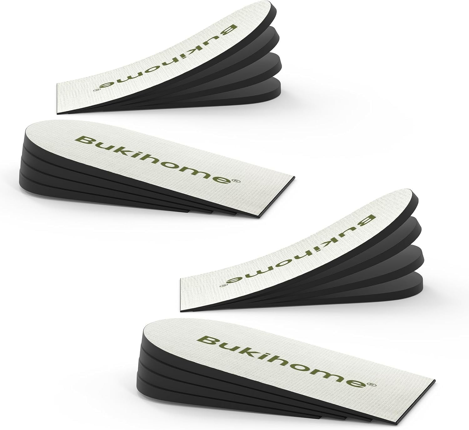 Bukihome Adjustable Heel Lift Inserts for Shoes 4 Layers Uneven Legs ...