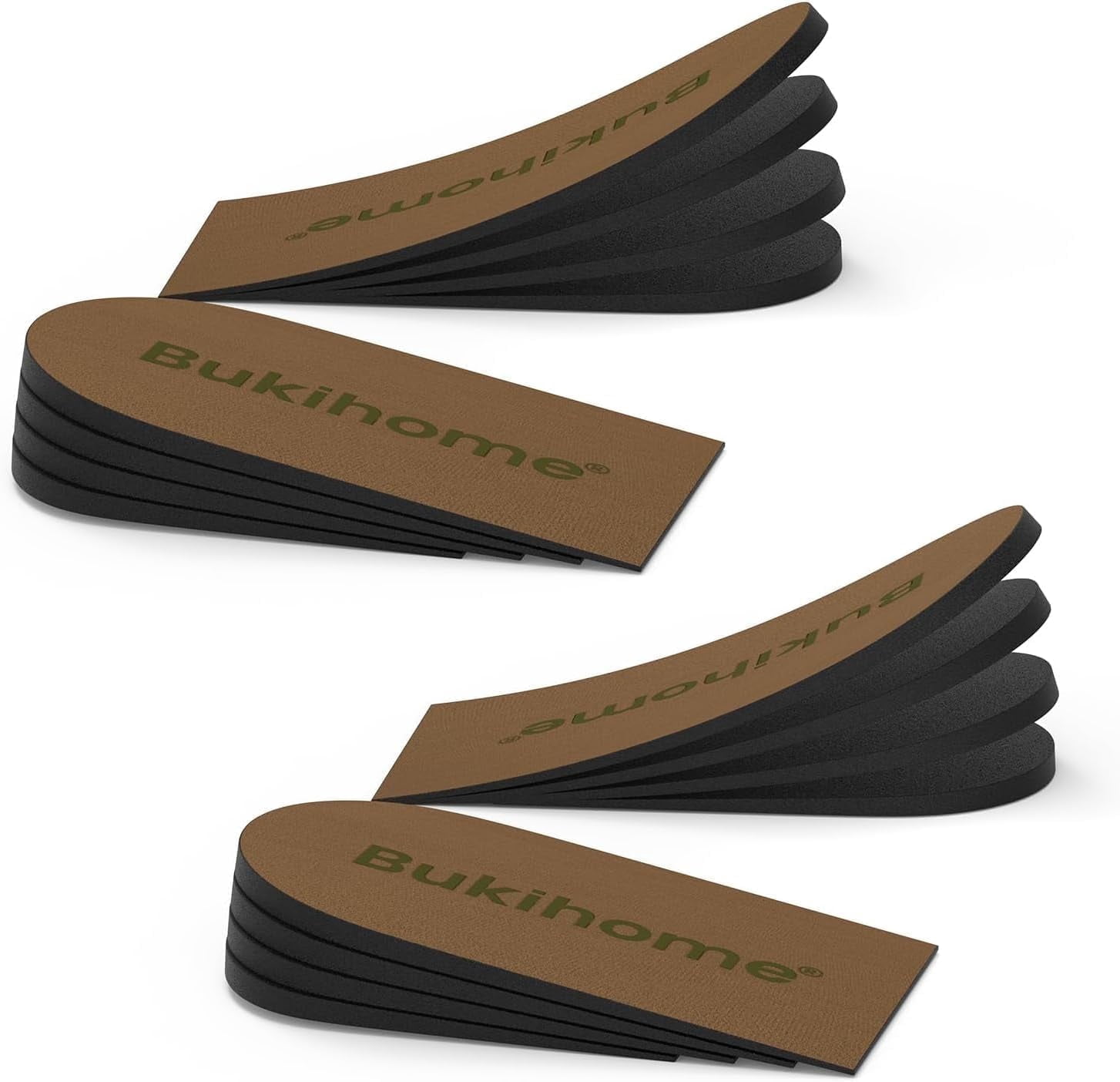 Bukihome Adjustable Heel Lift Inserts for Shoes -Orthopedic Shoe Lift ...