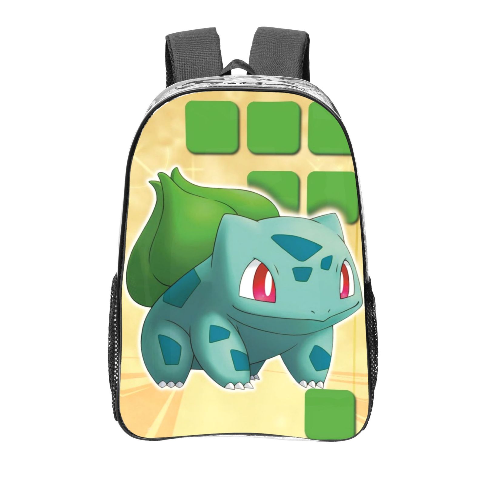Bulb_Asaur Backpack Pvc Plastic Material Ruggedly Reinforced ...