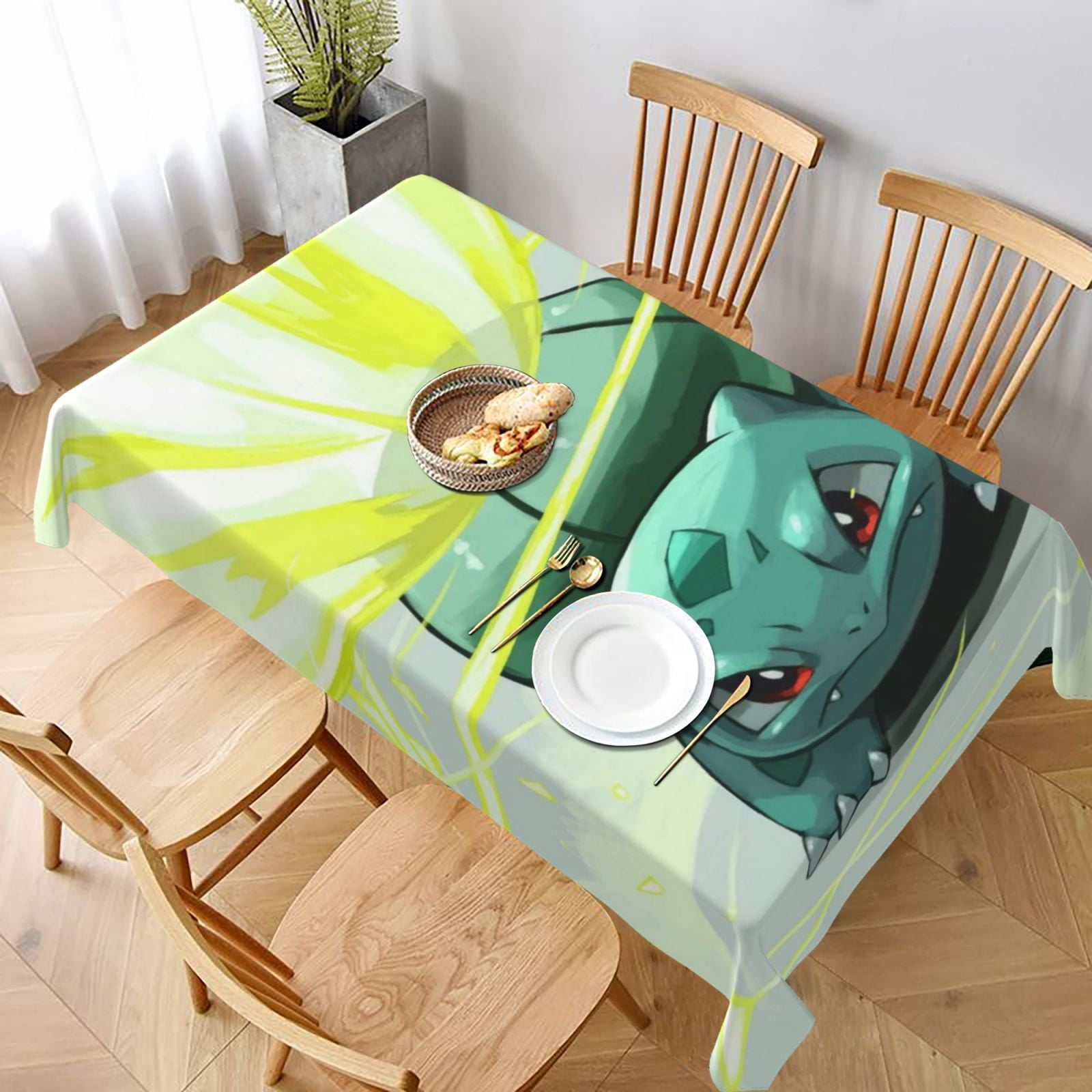 Bulb_Asaur Tablecloth for Kitchen Dinning Party Stylish Table Cloth ...