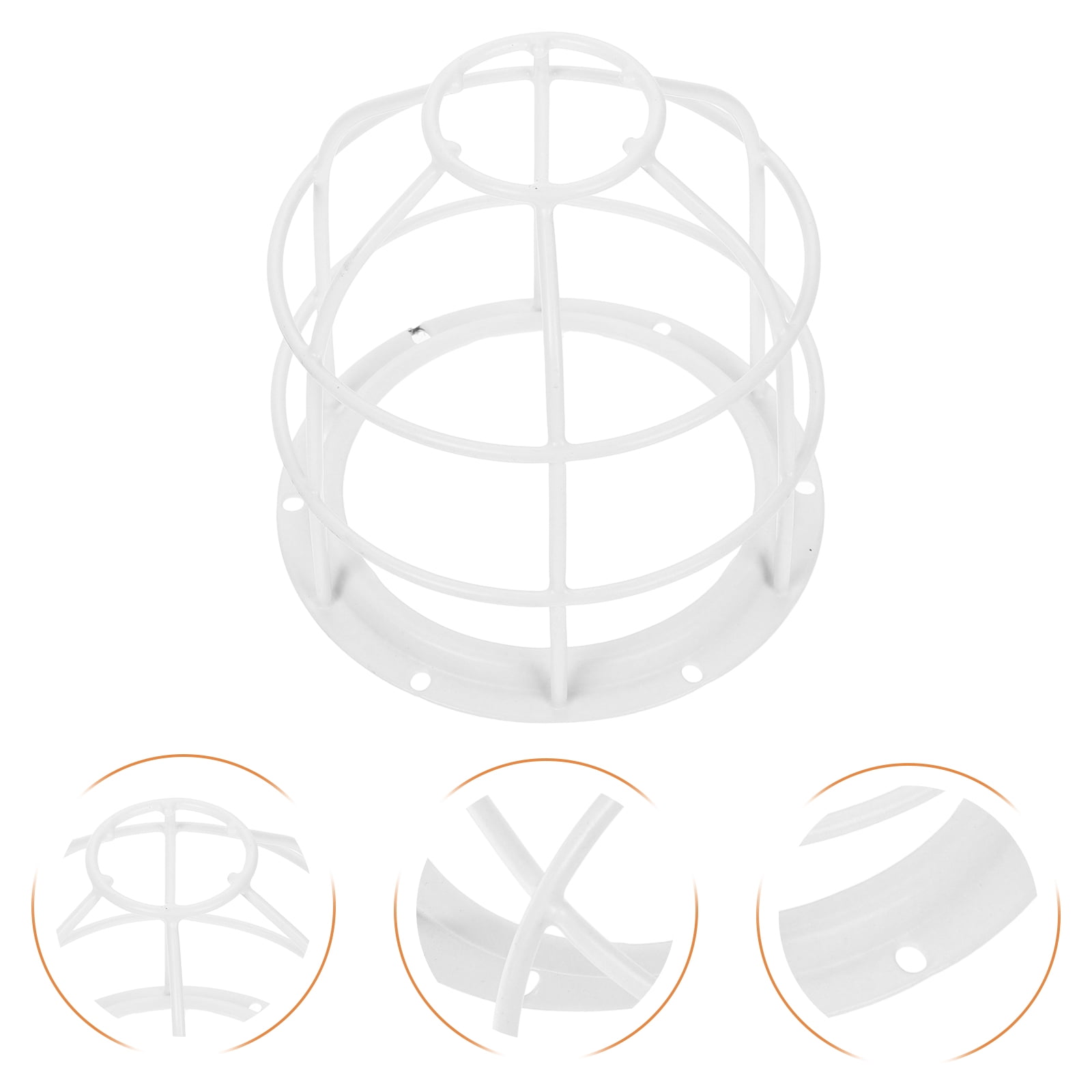 Bulb Guard Lamp Shade Workshop Farmhouse Metal Wire Light Cage ...