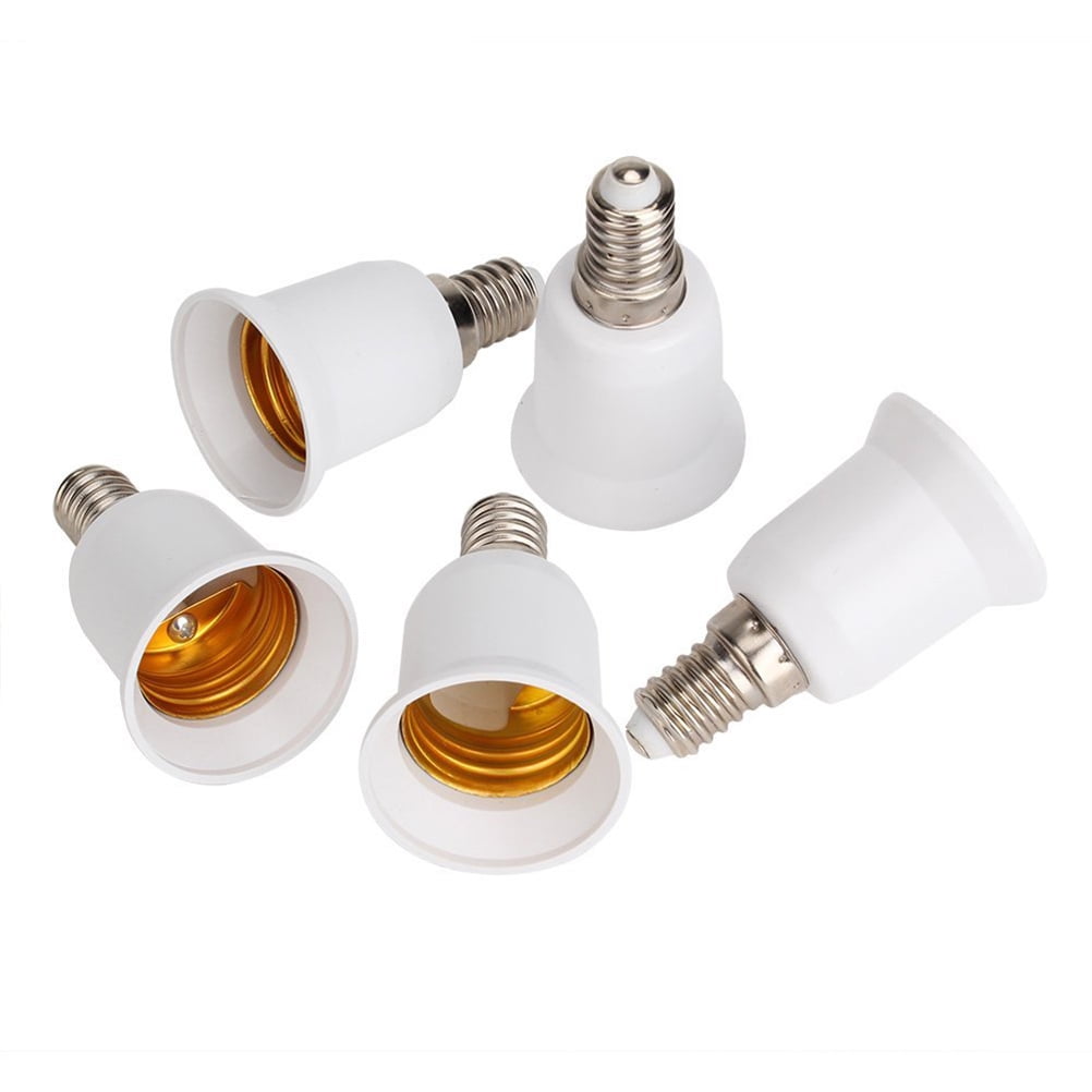 Bulb Outlet Adapter Adaptador Universal E14 to E27 Base Screw LED Light ...