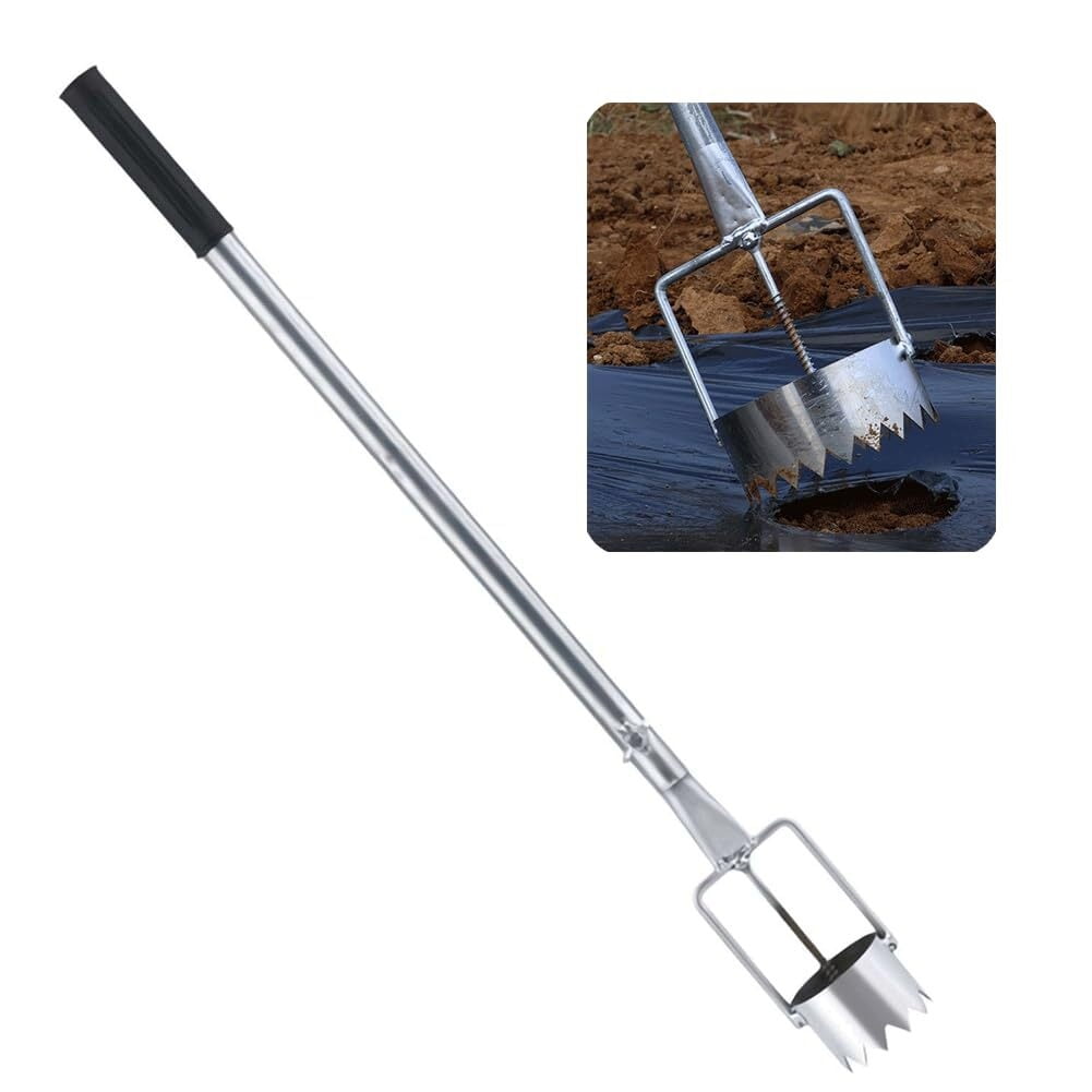 Bulb Planter Sod Remover Multipurpose,Plugger Digging Holes,Mulch Film ...