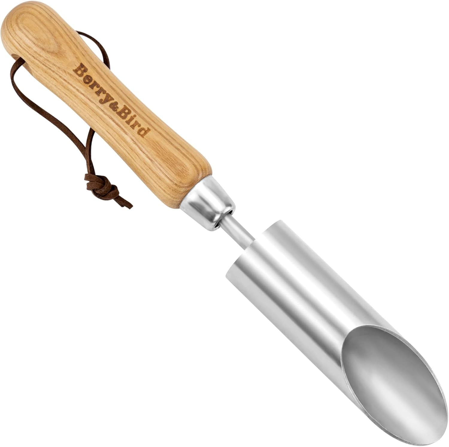 Bulb Planter Tool, 12" Garden Transplanter Stainless Steel Manual Hole ...