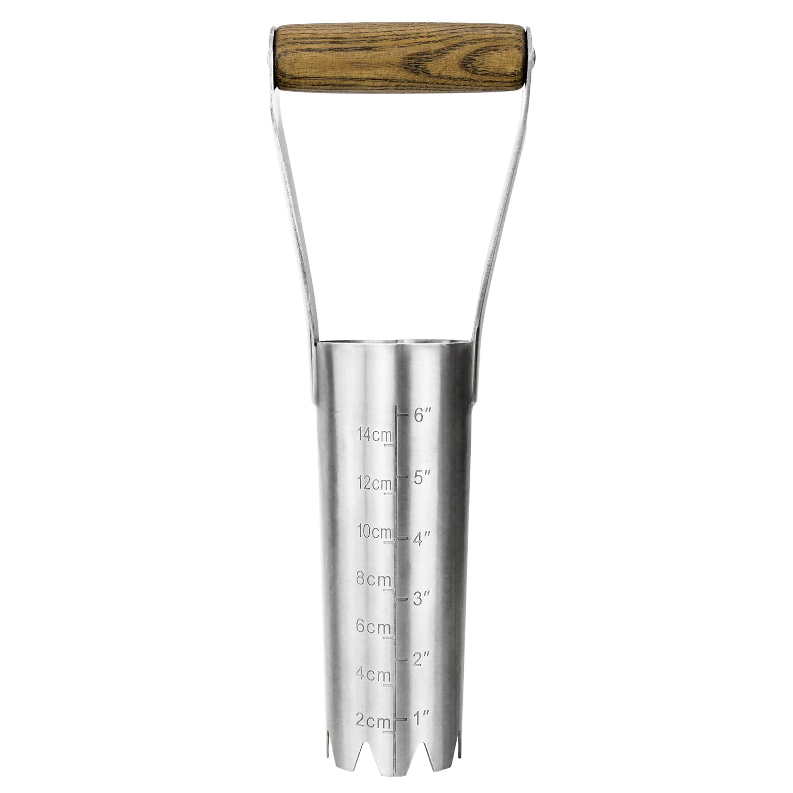 Bulb Planter Tool, 6 Inches Depth Mark Hand Bulb Planter, Non-Bending ...