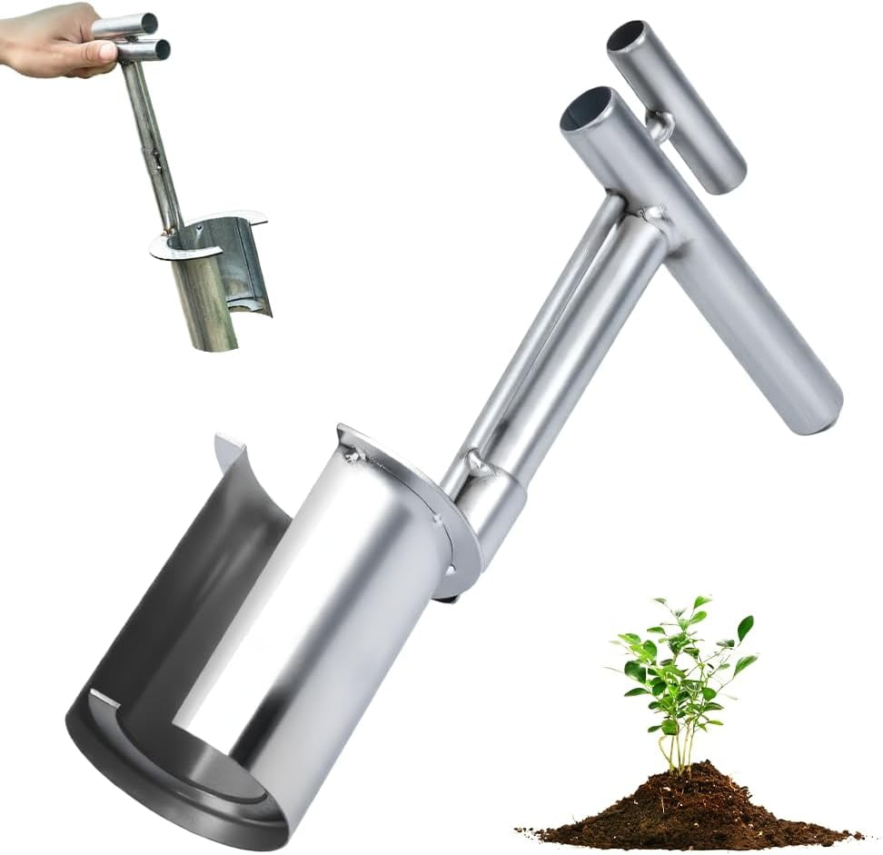 Bulb Planter Tool Stainless Steel, 2025 New Garden Seedling ...