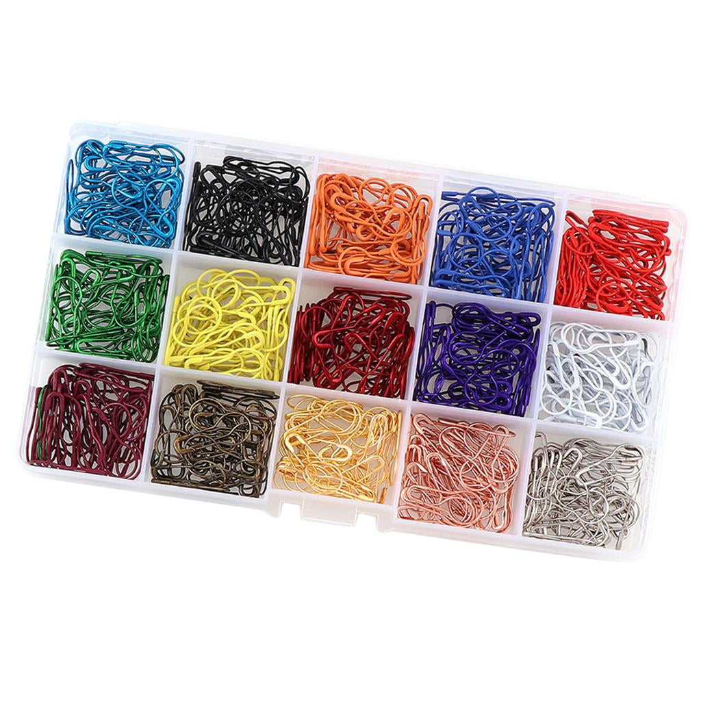 Bulb Safety Pins, Assorted Colors Small Metal Gourd Pins Safety Pins ...