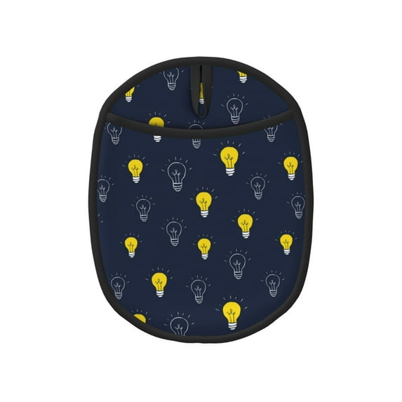 Bulb Shiny Pattern Pot Holders for Kitchen - Heat Resistant Oven Mitts ...
