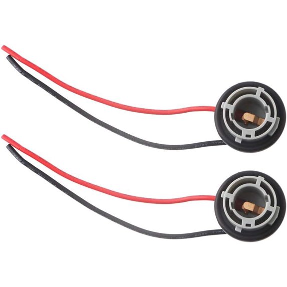 Bulb socket, rear brake light base, wiring harness, plug connector, pre ...