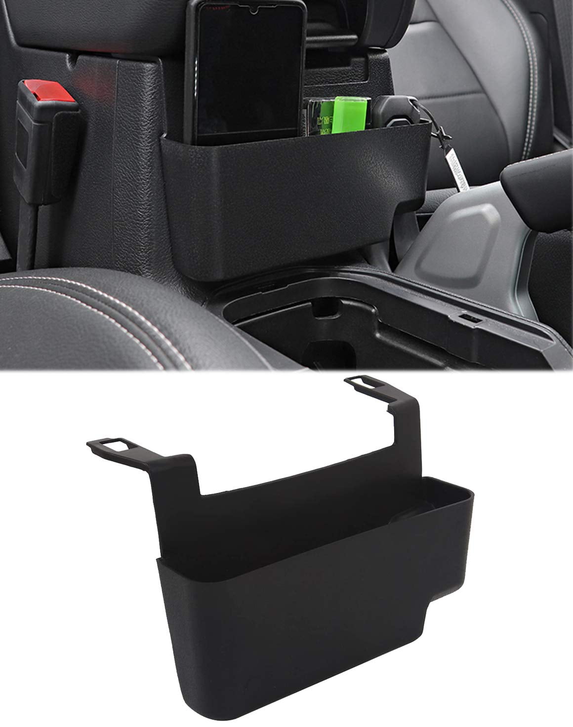 BulbForst JL Center Console Hanging Storage Box Armrest Organizer Front ...
