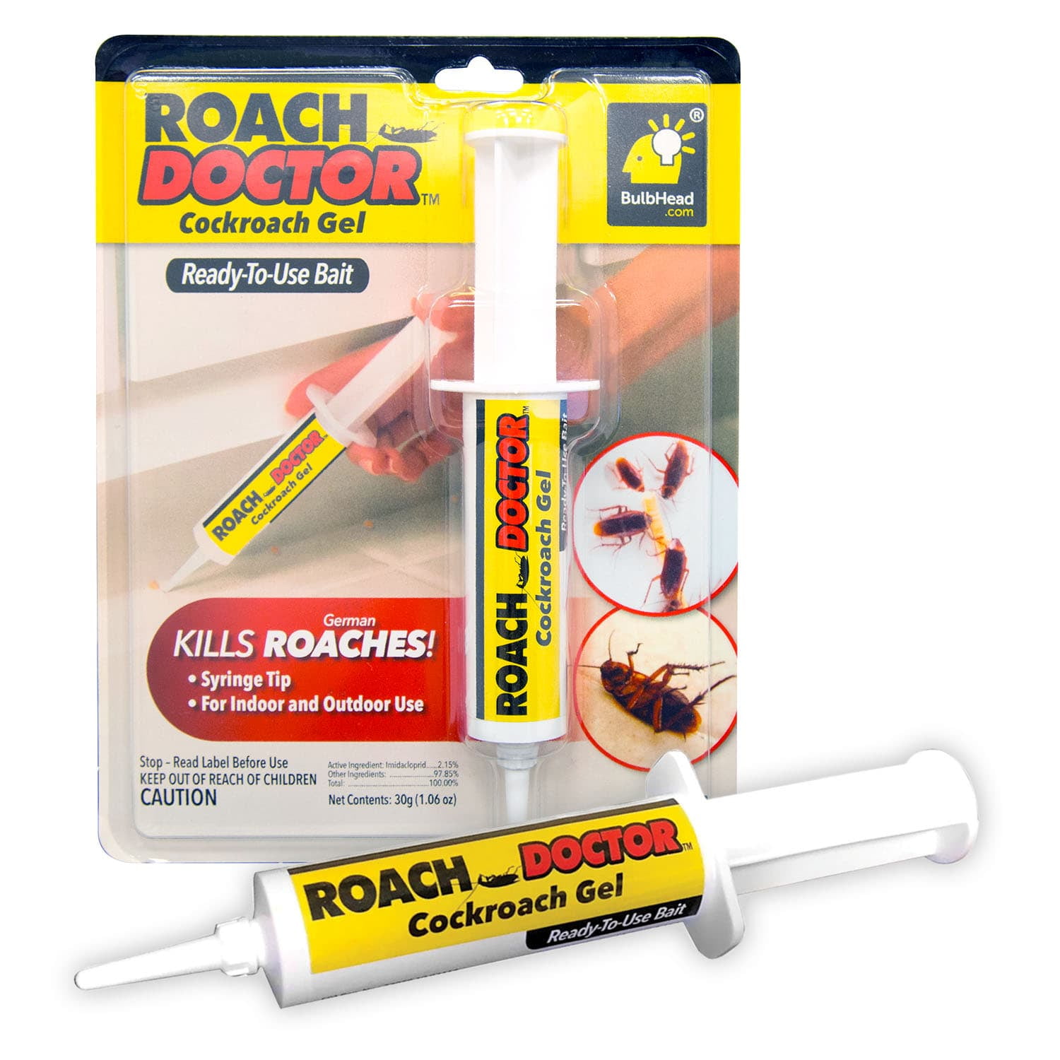BulbHead Original Roach Doctor Cockroach Gel Ready-to-e Cockroach Gel ...