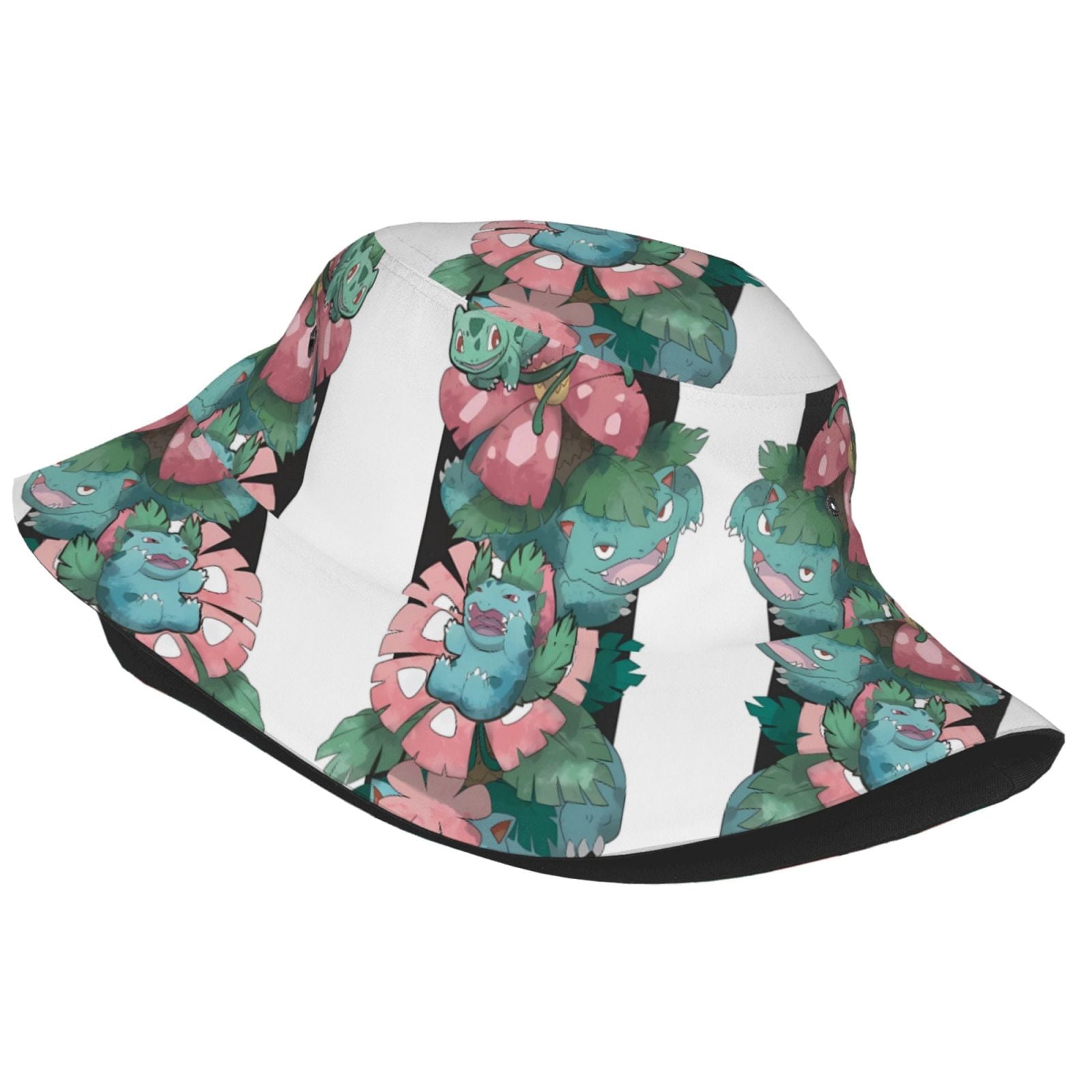 Bulbasaur Bucket Hat Beach Sun Hat For Women Men, Beach Caps Reversible ...