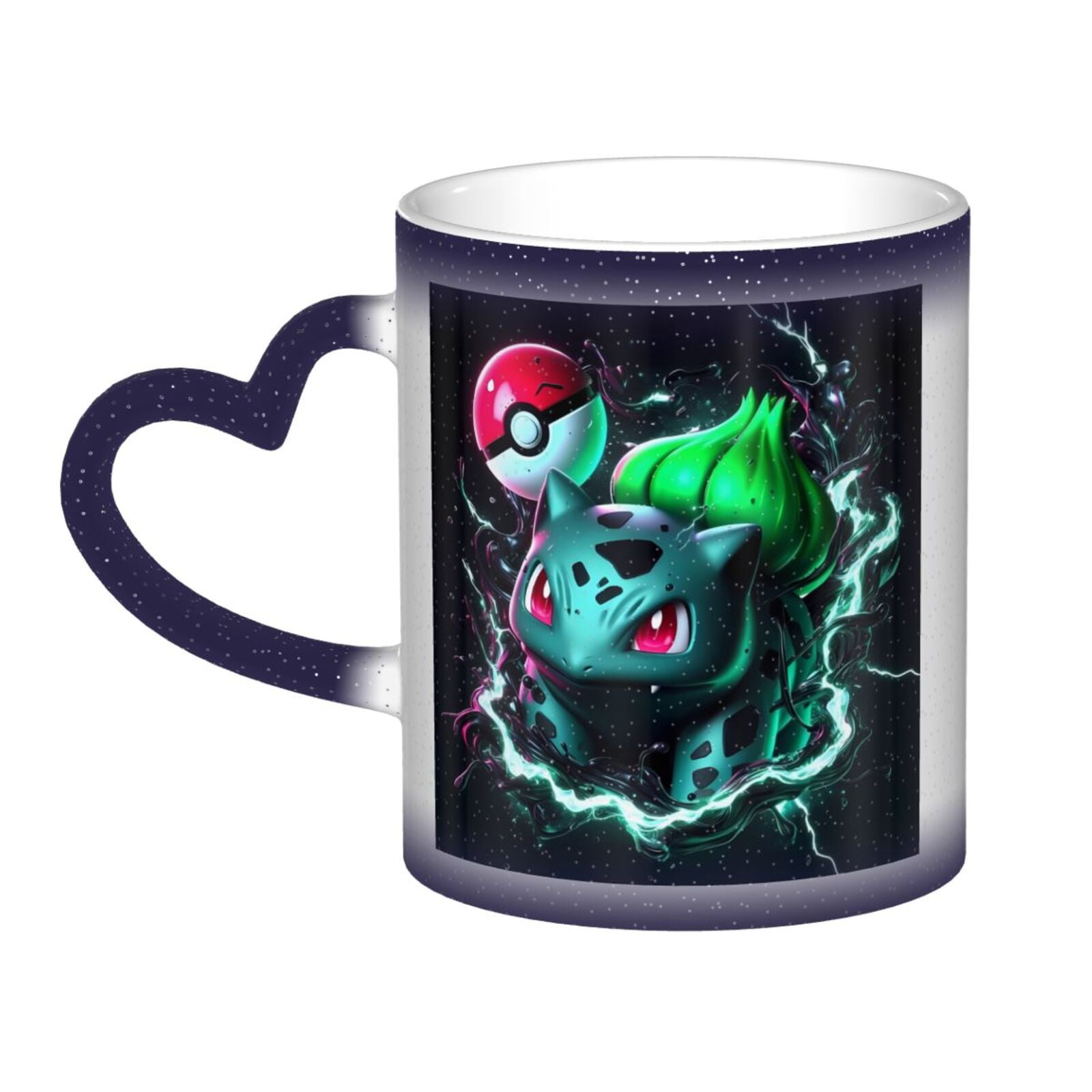 Bulbasaur Color Changing Mug In The Sky Colour Changing Mug Print ...