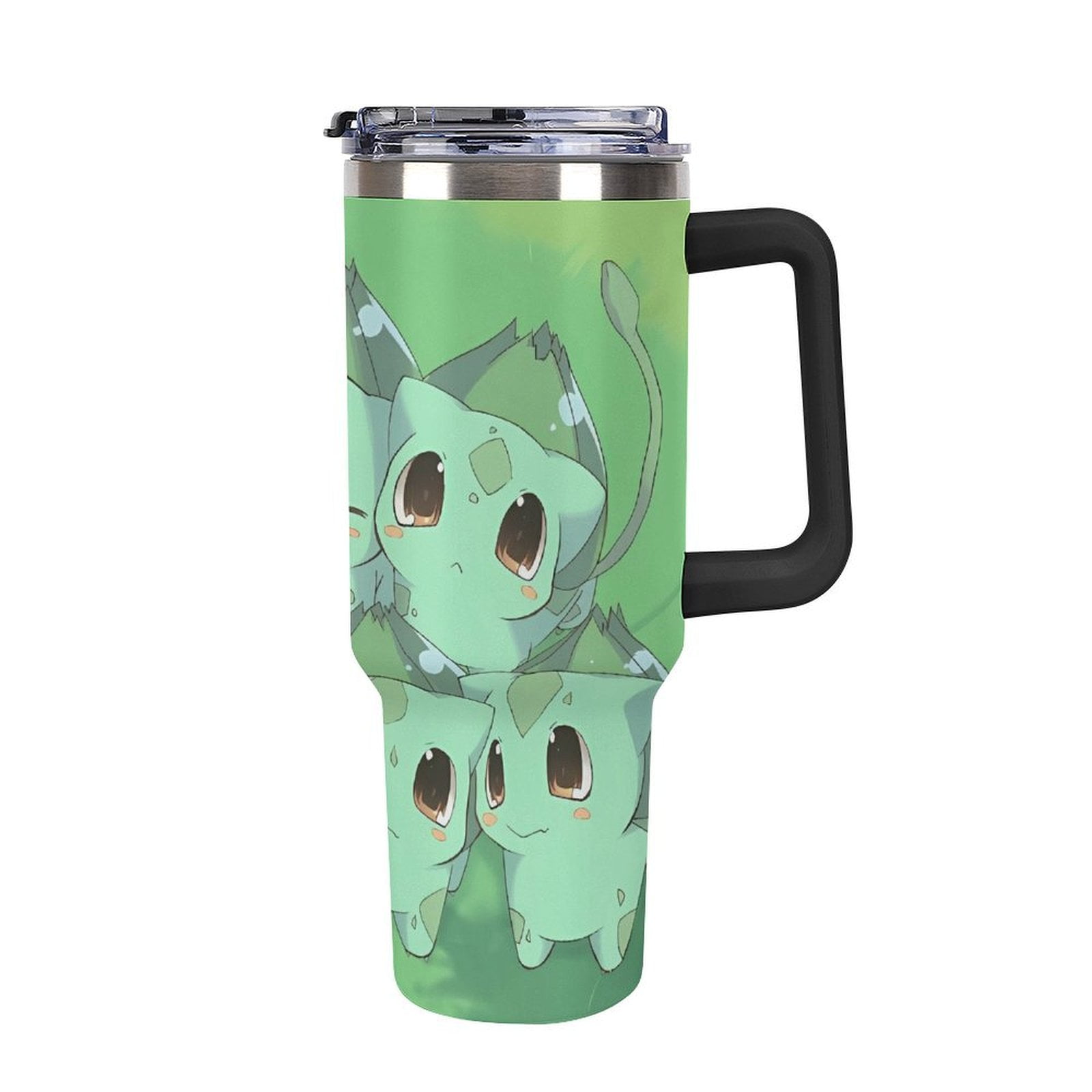 Bulbasaur Large Capacity Car Cup, 40oz Stainless Steel Travel Mug With ...
