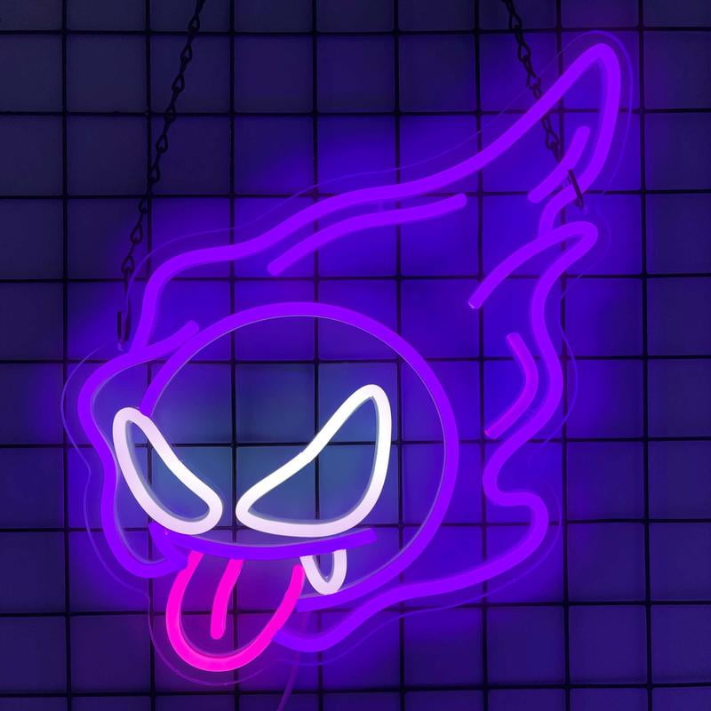 Bulbasaur Neon Signs for Wall Decor, USB Powered for Bedroom Bar Store ...