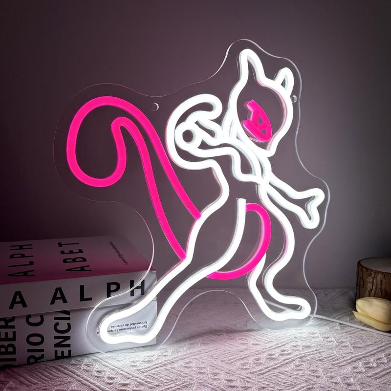 Bulbasaur Neon Signs for Wall Decor, USB Powered for Bedroom Bar Store ...