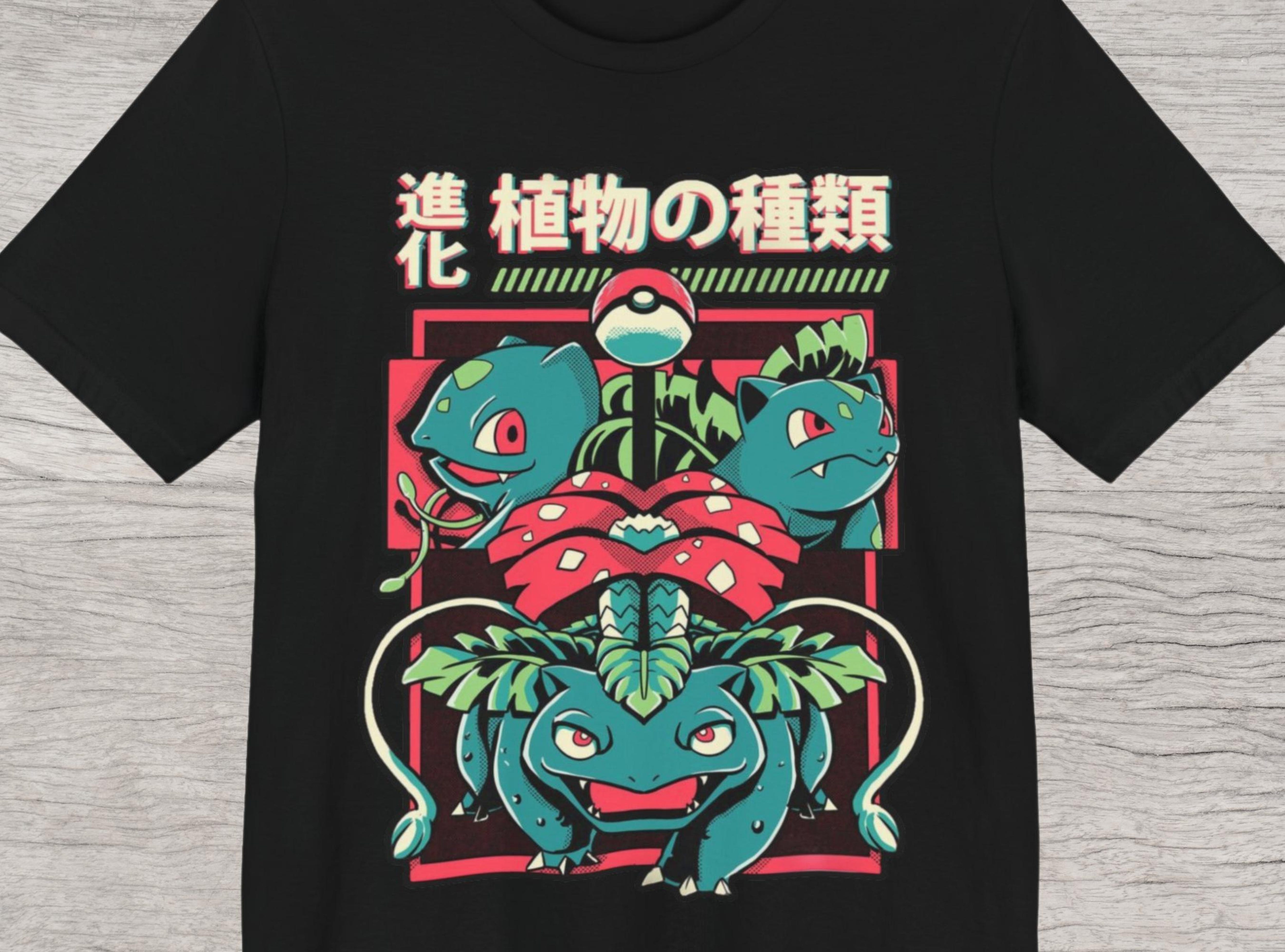 Bulbasaur Shirt Pikachu Shirt Pokemon Anime Shirt Pikachu Anime T Shirt ...