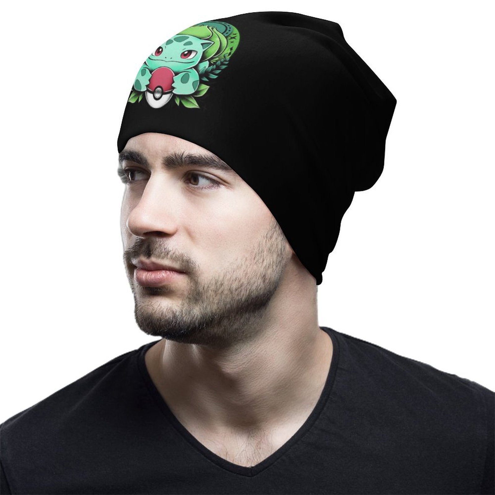 Bulbasaur Unisex Beanie Hats for Men Women Warm Winter Knit Beanie Hats ...