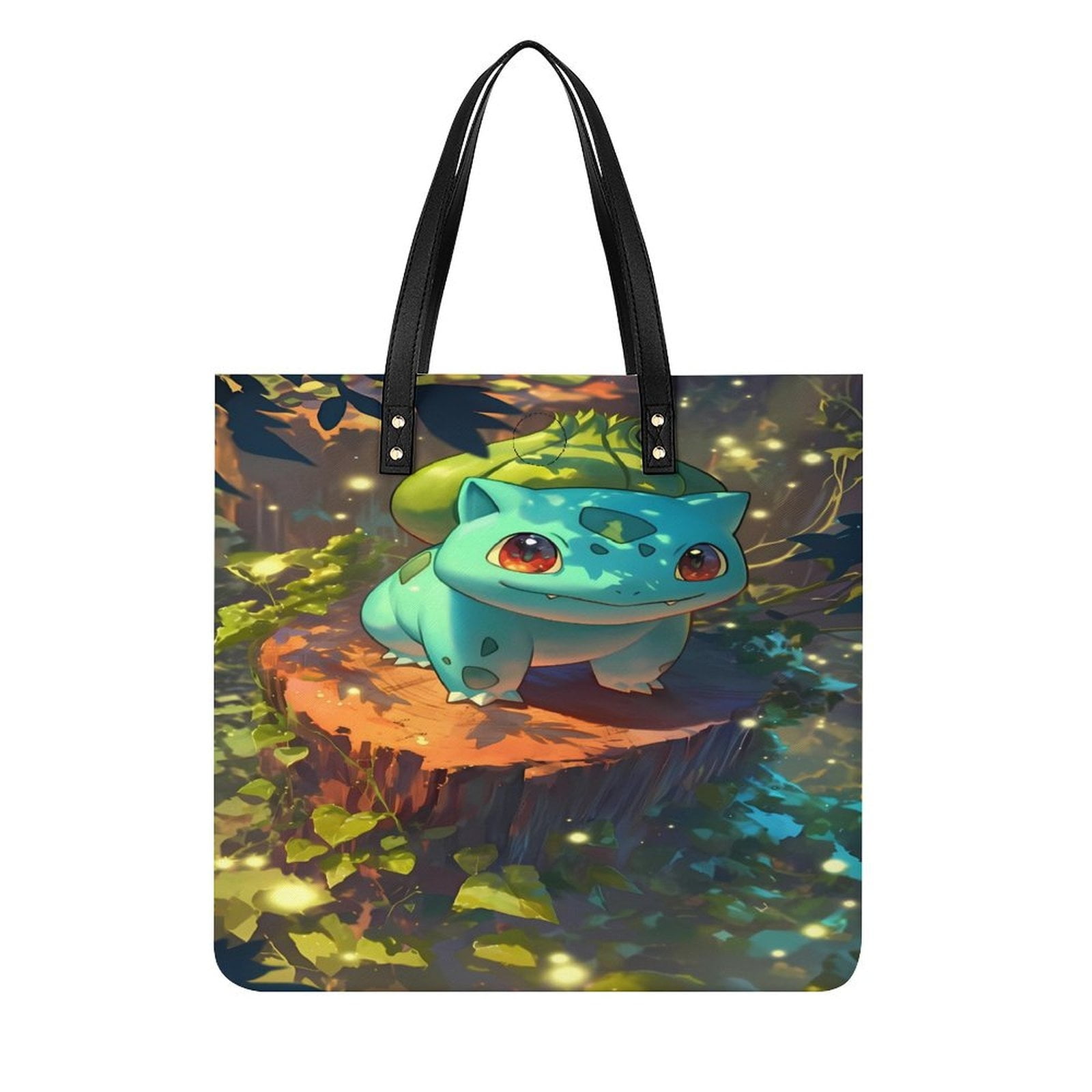 Bulbasaur Women PU Leather Handbags Purses And Handbags For Girl Ladies ...