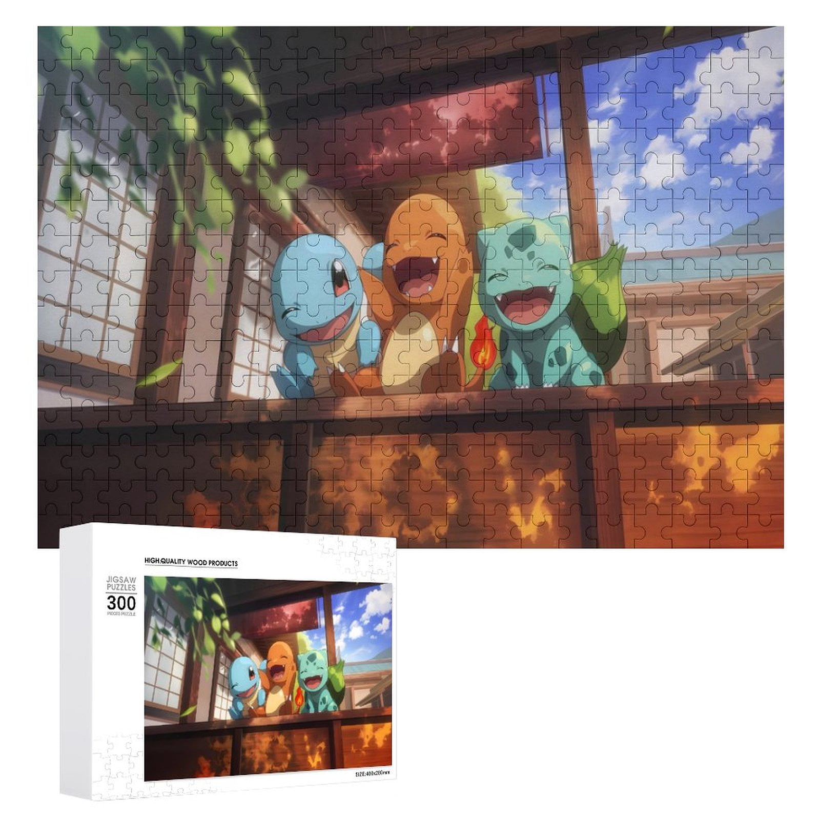 Bulbasaur Wooden Picture Puzzle-Eco-Friendly Wood, Educational Toy That ...