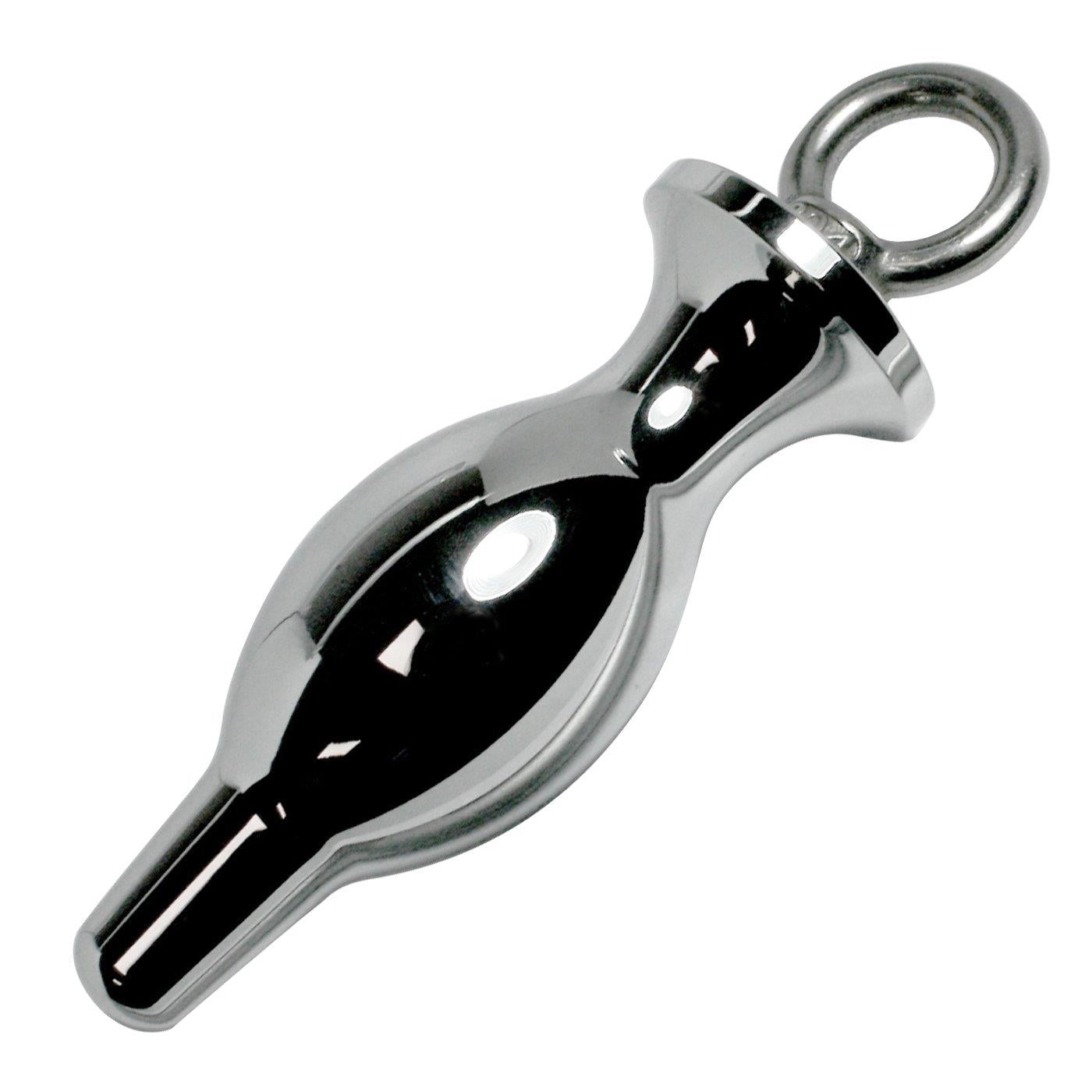 Bulbed Anal Plug With Pull Ring Silver - Walmart.com