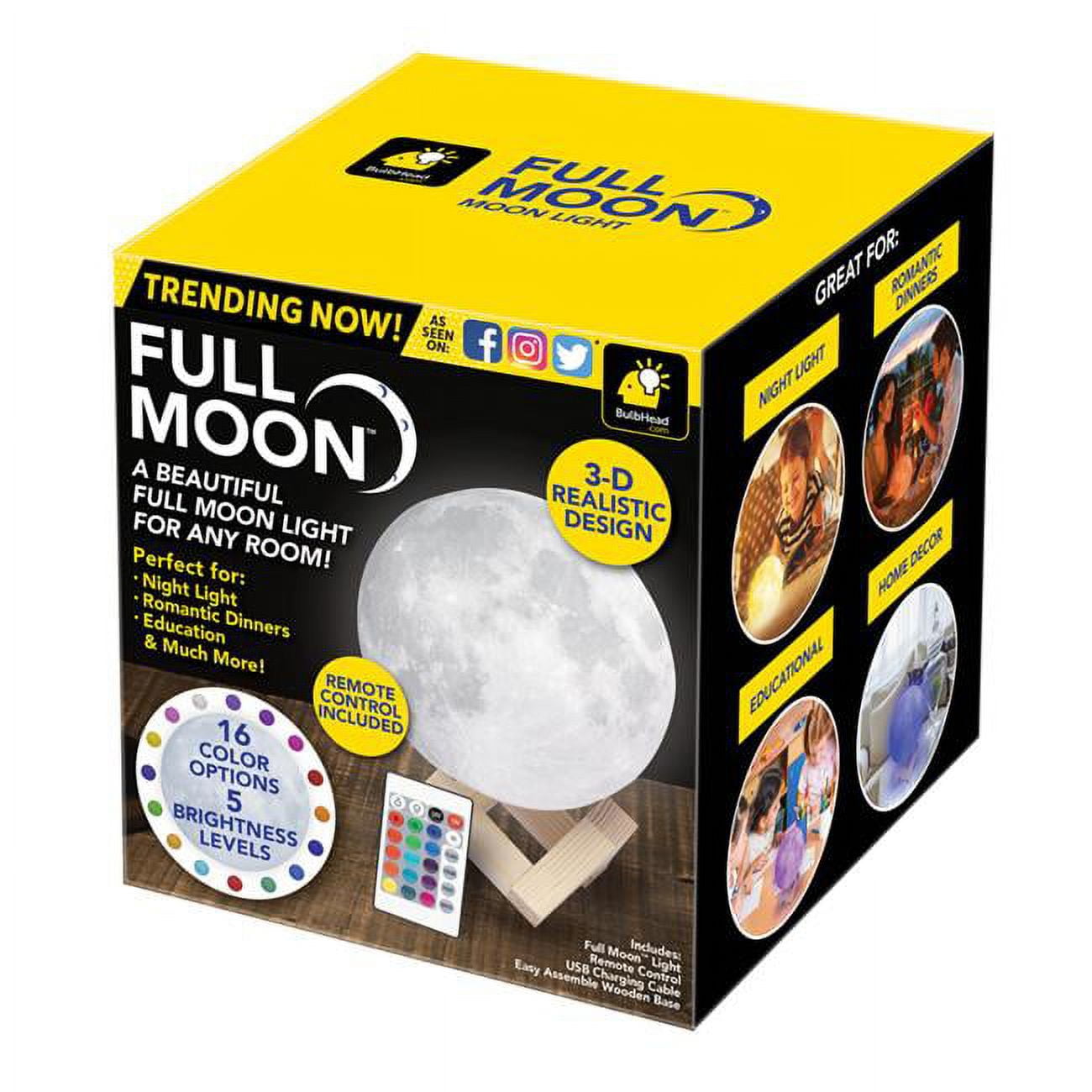 Bulbhead Full Moon Lamp Light - Walmart.com