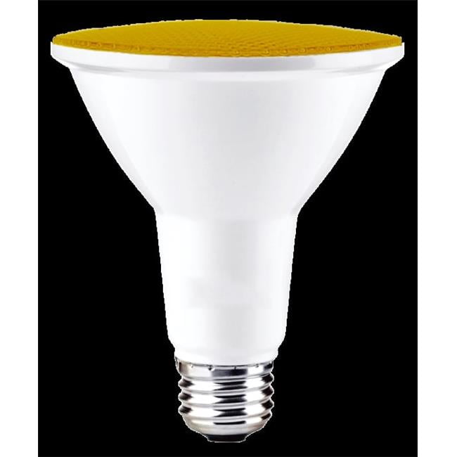 Bulbrite 861908 15W PAR38 Shape Flood Wet Dimmable LED Bulb, Yellow ...