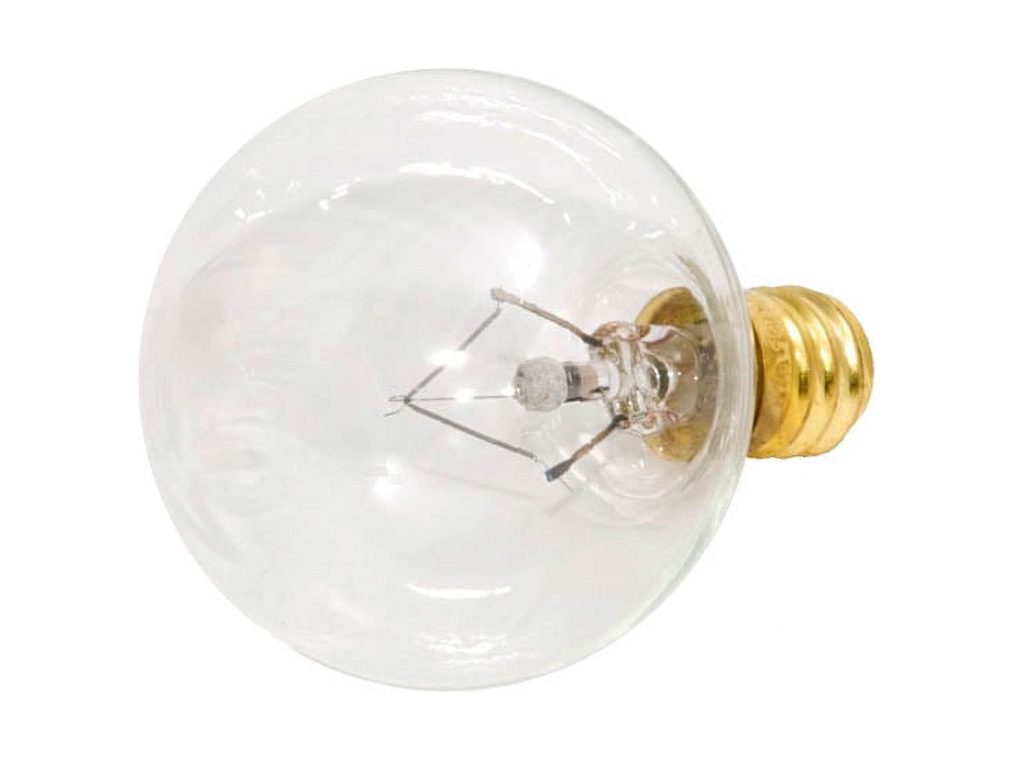 Bulbrite 25 Watt 130 Volt G12 Candelabra Base Globe Decorative Light ...