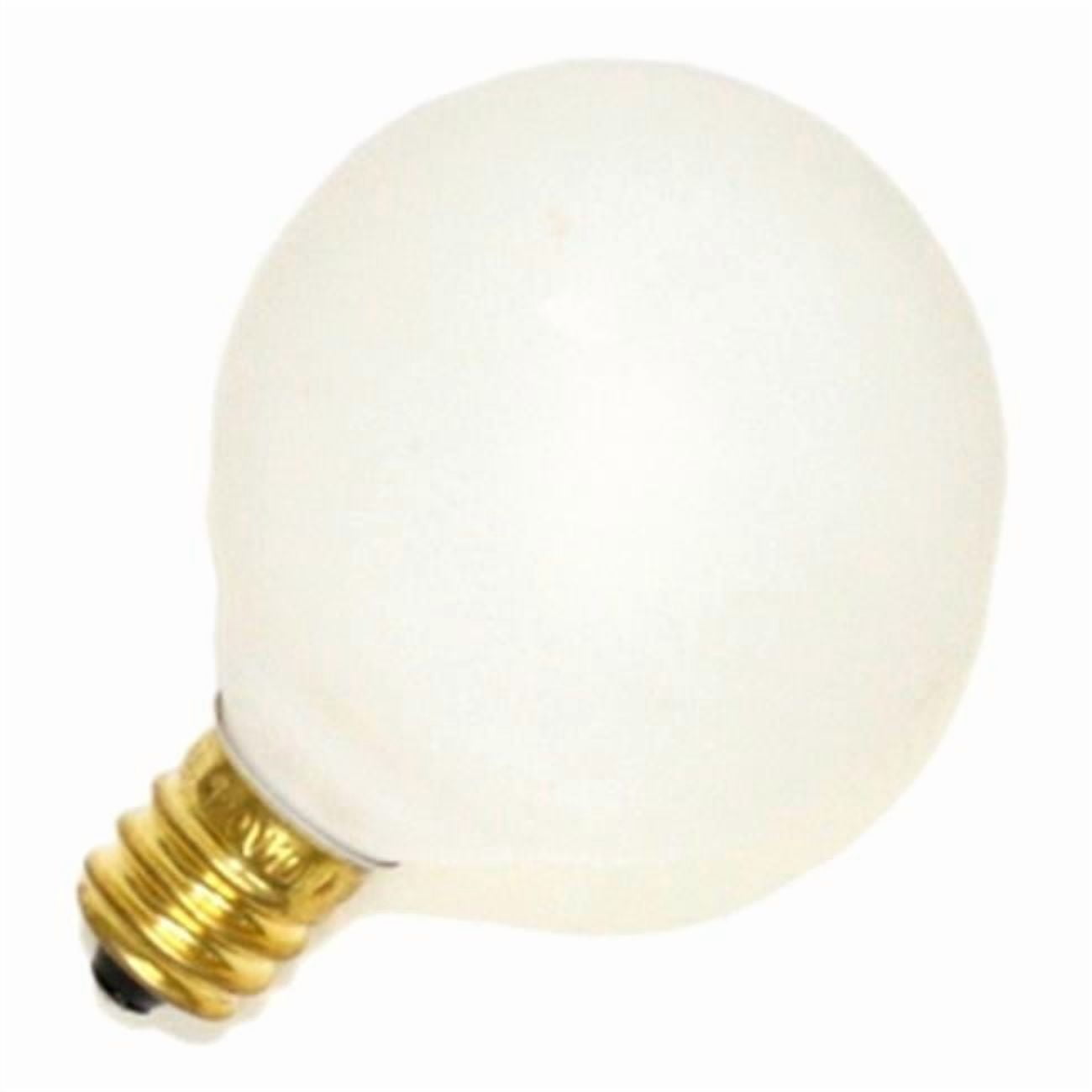 Bulbrite 300025 - 25G12WH G12 5 Decor Globe Light Bulb - Walmart.com