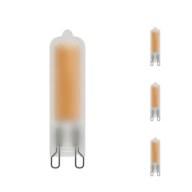 Bulbrite 862046 4.5W 3000K 120V G9 Base Wafer Frost Glass LED Bulb ...