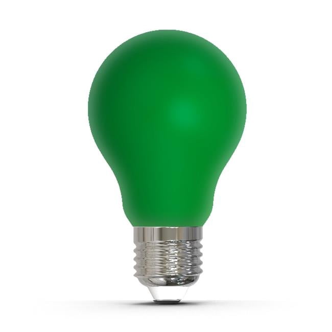 Bulbrite 862315 4.5W Dimmable A19 Shape Ceramic Green Filament LED Bulb ...
