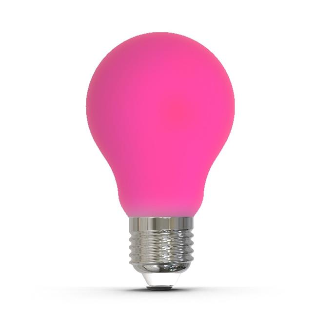 Bulbrite 862317 4.5W Dimmable A19 Shape Ceramic Pink Filament LED Bulb ...