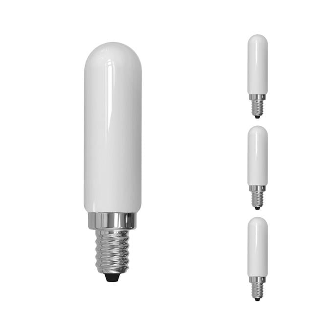 Bulbrite 862107 4.5W Dimmable T6 Shape 4000K Milky Filament Candelabra ...