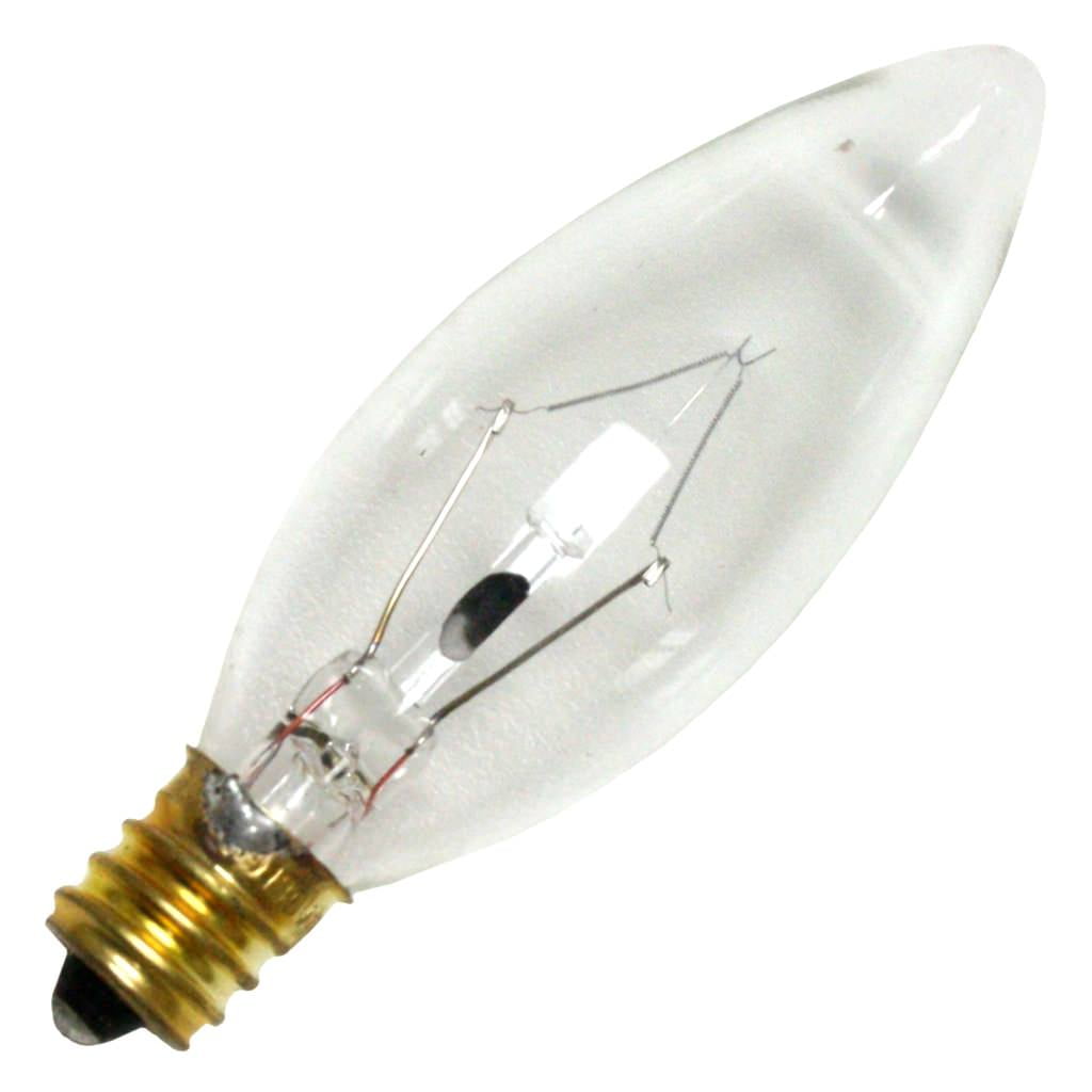 Bulbrite 400125 - 25CTC/25/3 B8 Decor Torpedo Light Bulb - Walmart.com