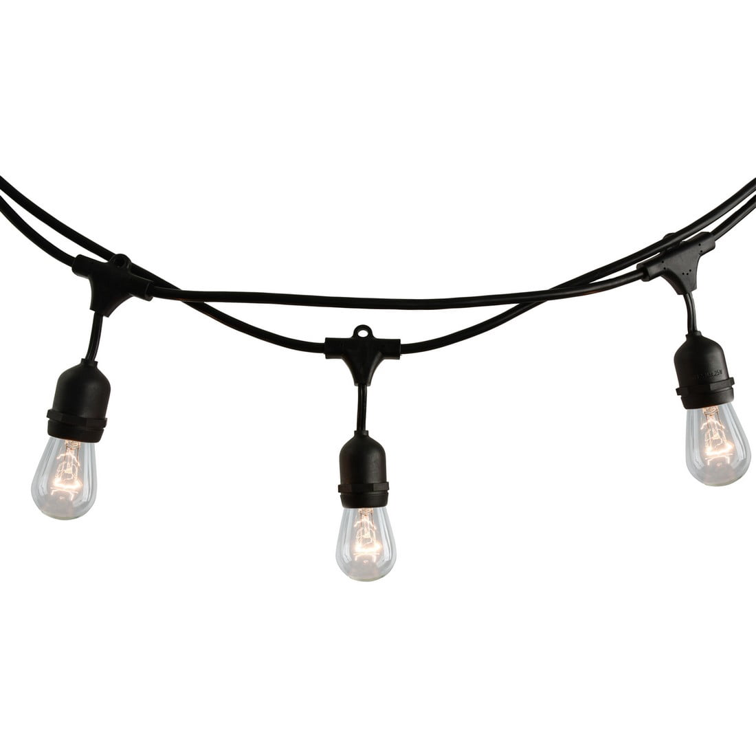 Bulbrite STRING15/E26-S14KT 48 ft. Outdoor Incandescent String Light ...