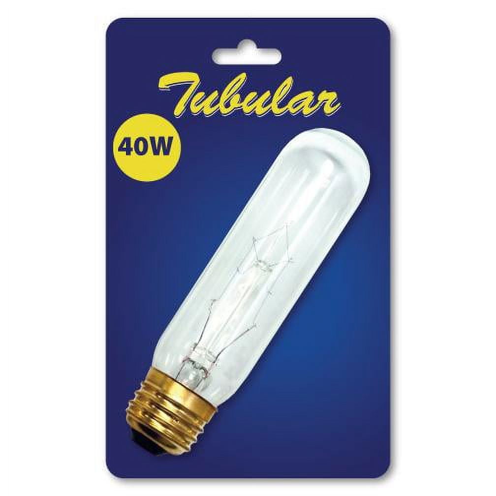 Bulbrite 784140 - B40T10C Clear Tubular Picture Light Bulb - Walmart.com
