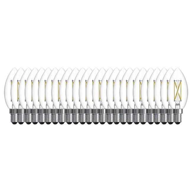 Bulbrite 776236 Bulbrite LED Filament Pack of 25, 4.1 Watt Dimmable B11 ...