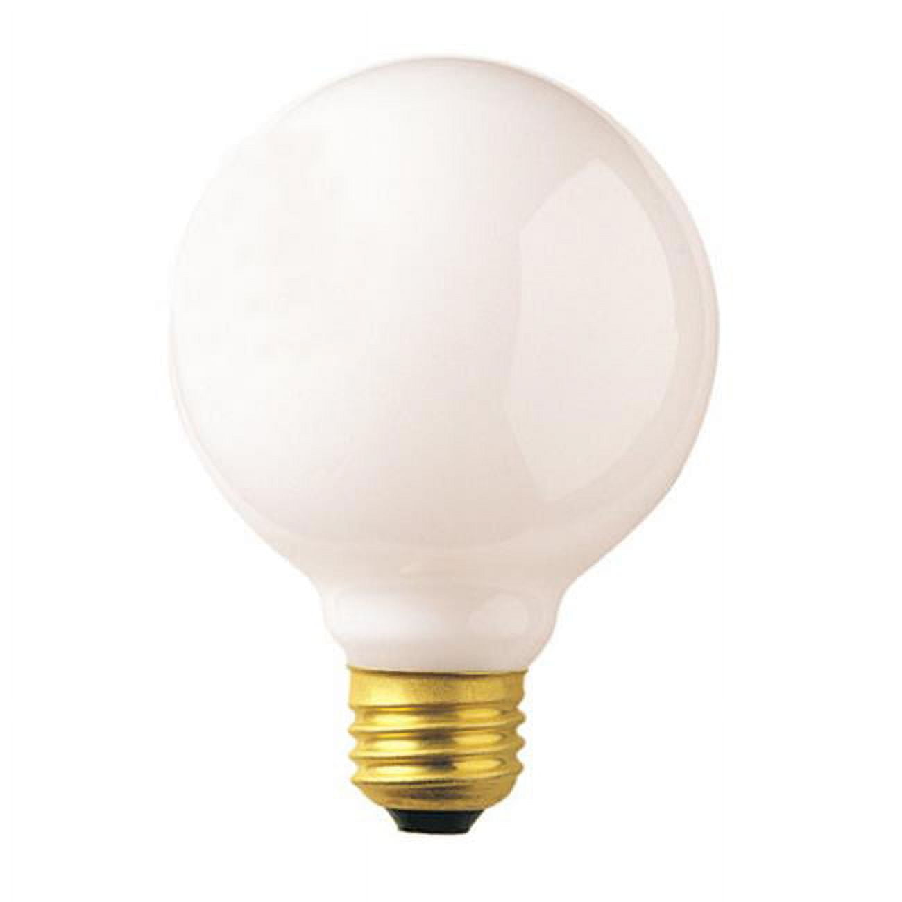 Bulbrite 25W 120V G25 White Globe Bulb, E26 Base - Walmart.com