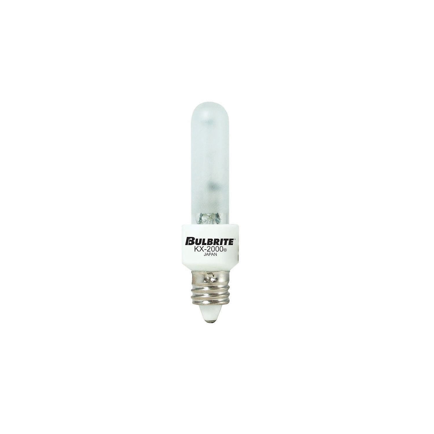 Bulbrite KX2000 20 Watt Dimmable Frost T3 Xenon Light Bulbs with Mini ...