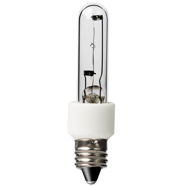 Bulbrite KX2000 40 Watt Dimmable Clear T3 Xenon Light Bulb with Candelabra (E12) Base, 2700K ...
