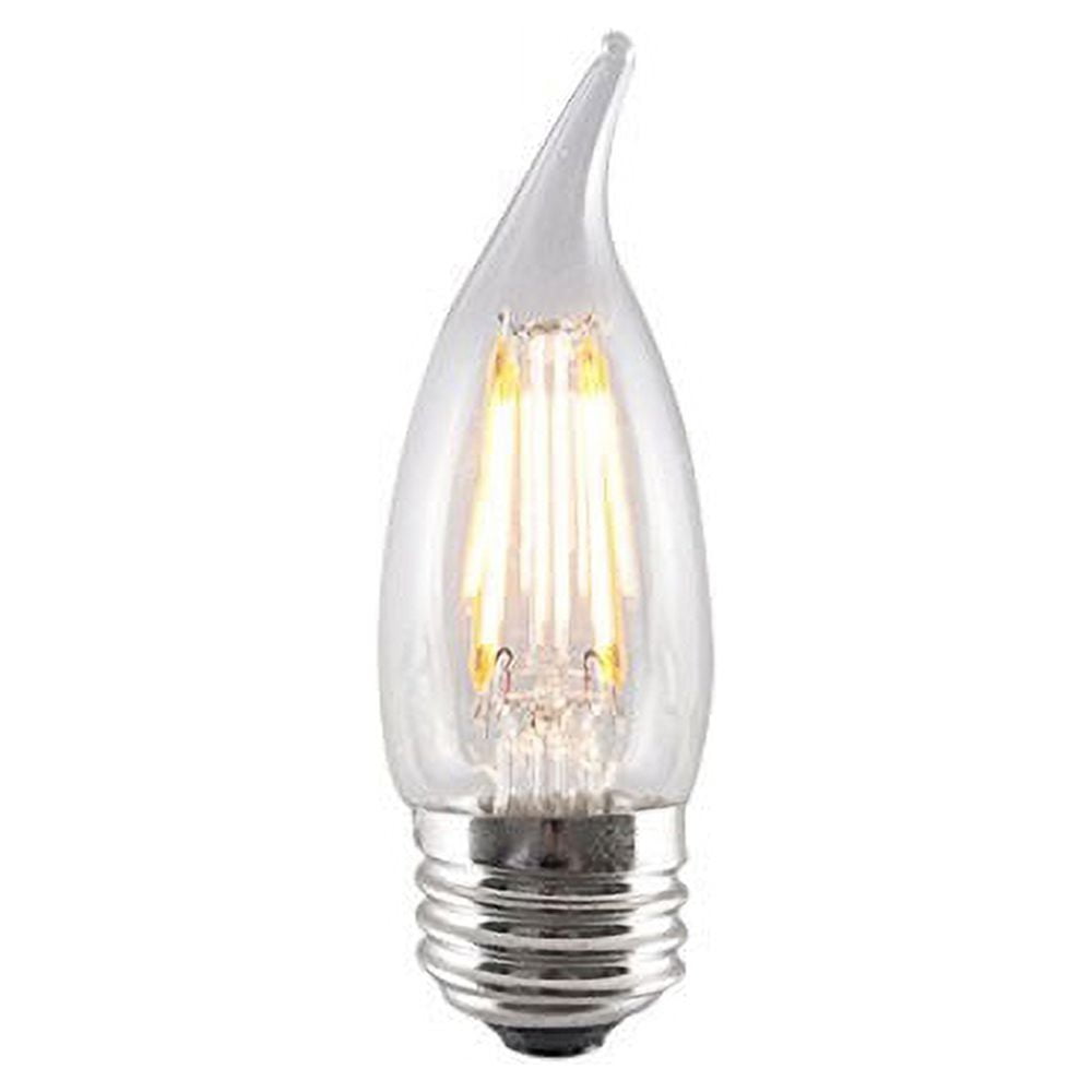 Bulbrite LED Flame Tip Chandelier Light Bulb, Warm White, 4WE, 1 Ct ...