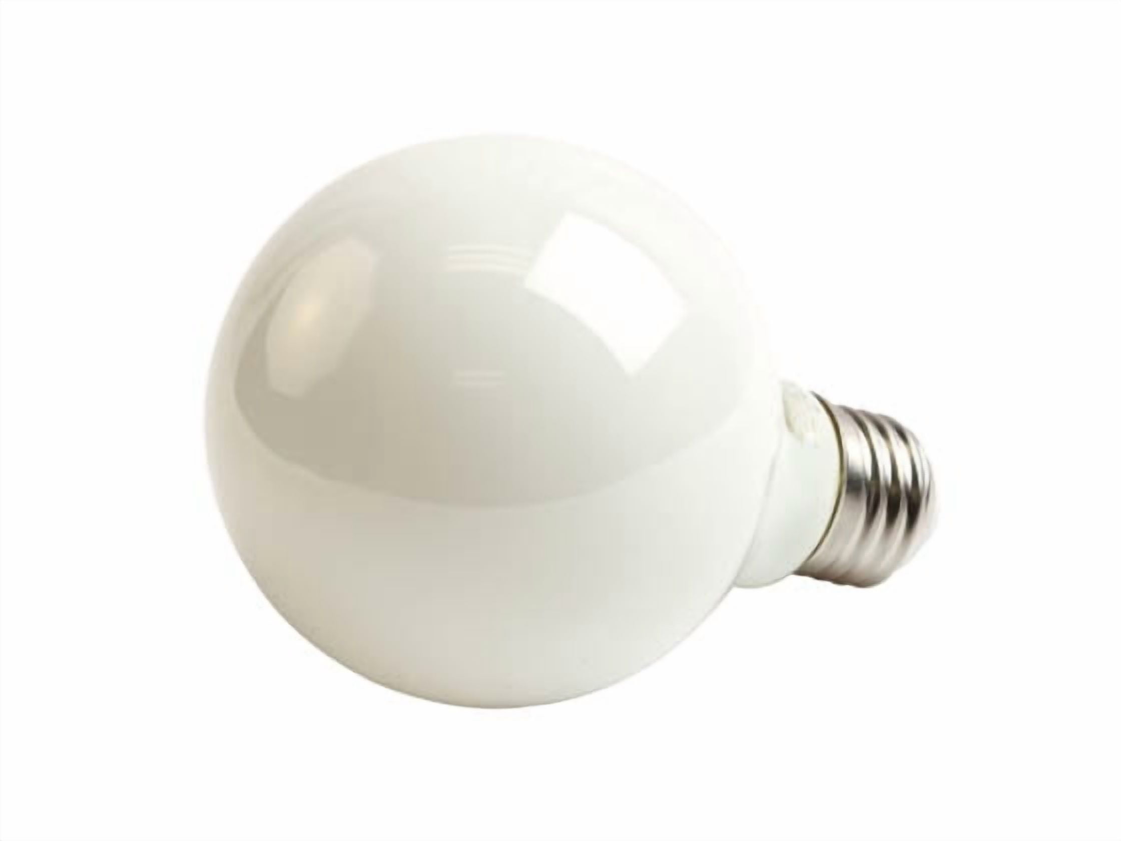 Bulbrite Pack of (2) 8.5 Watt Dimmable Milky Filament G25 Medium (E26 ...