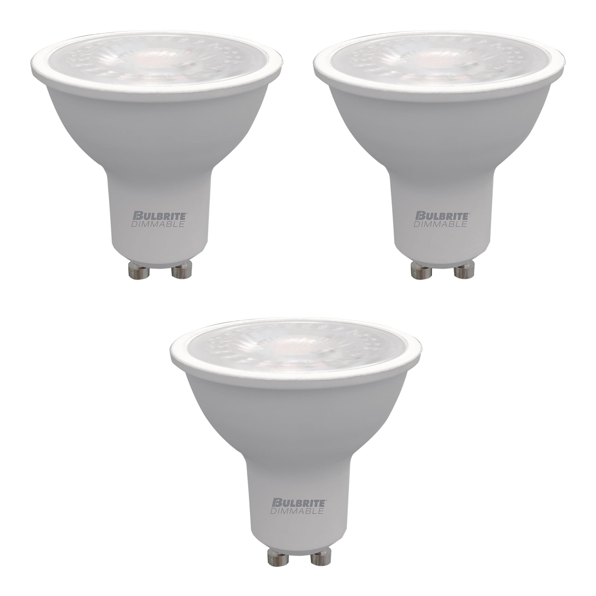 Bulbrite Pack of (3) 5.5W LED PAR16 GU10 3000K Bulb - Walmart.com