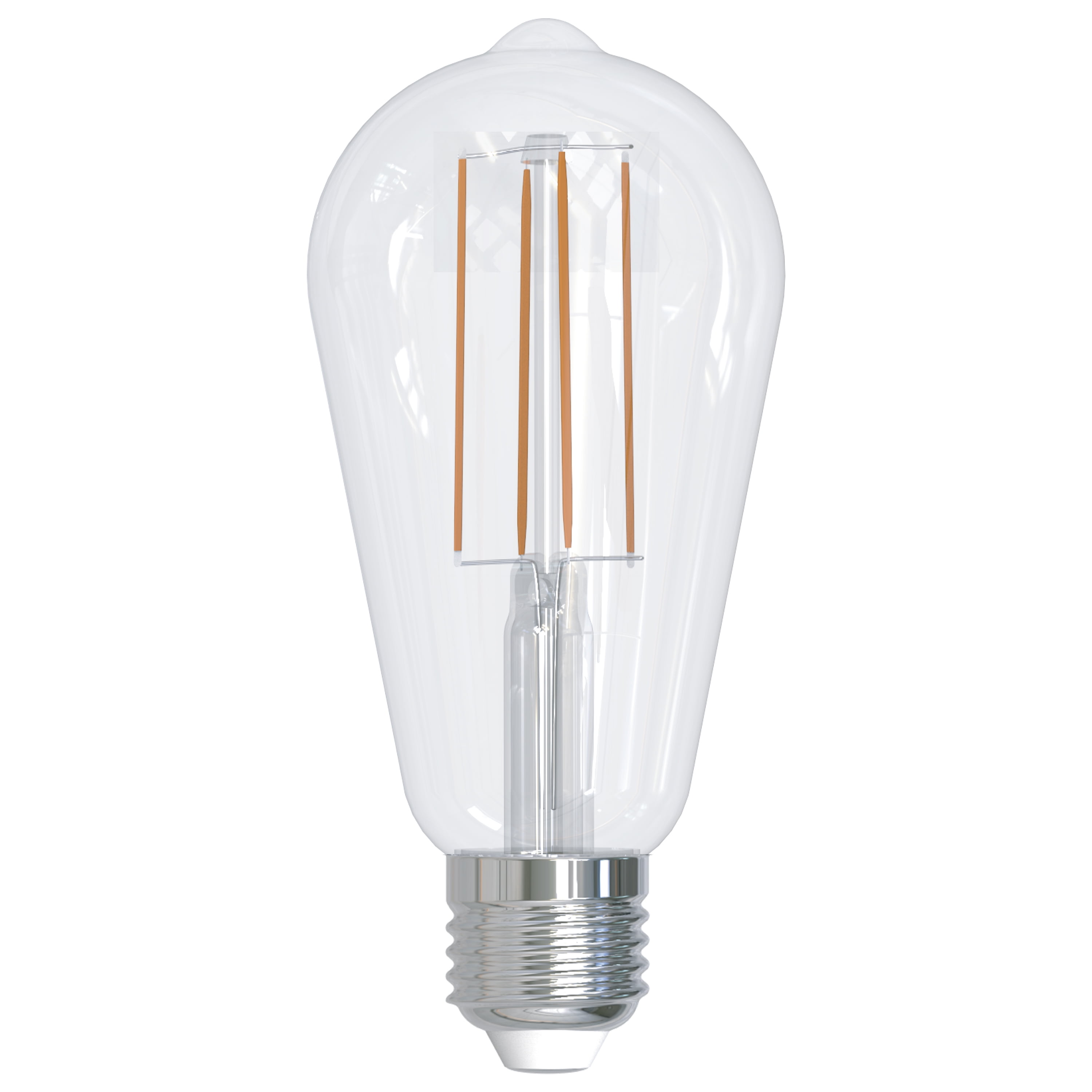 Bulbrite Pack of (4) 4.5 Watt Dimmable Clear Filament ST18 Medium (E26) LED Light Bulb - 450 ...